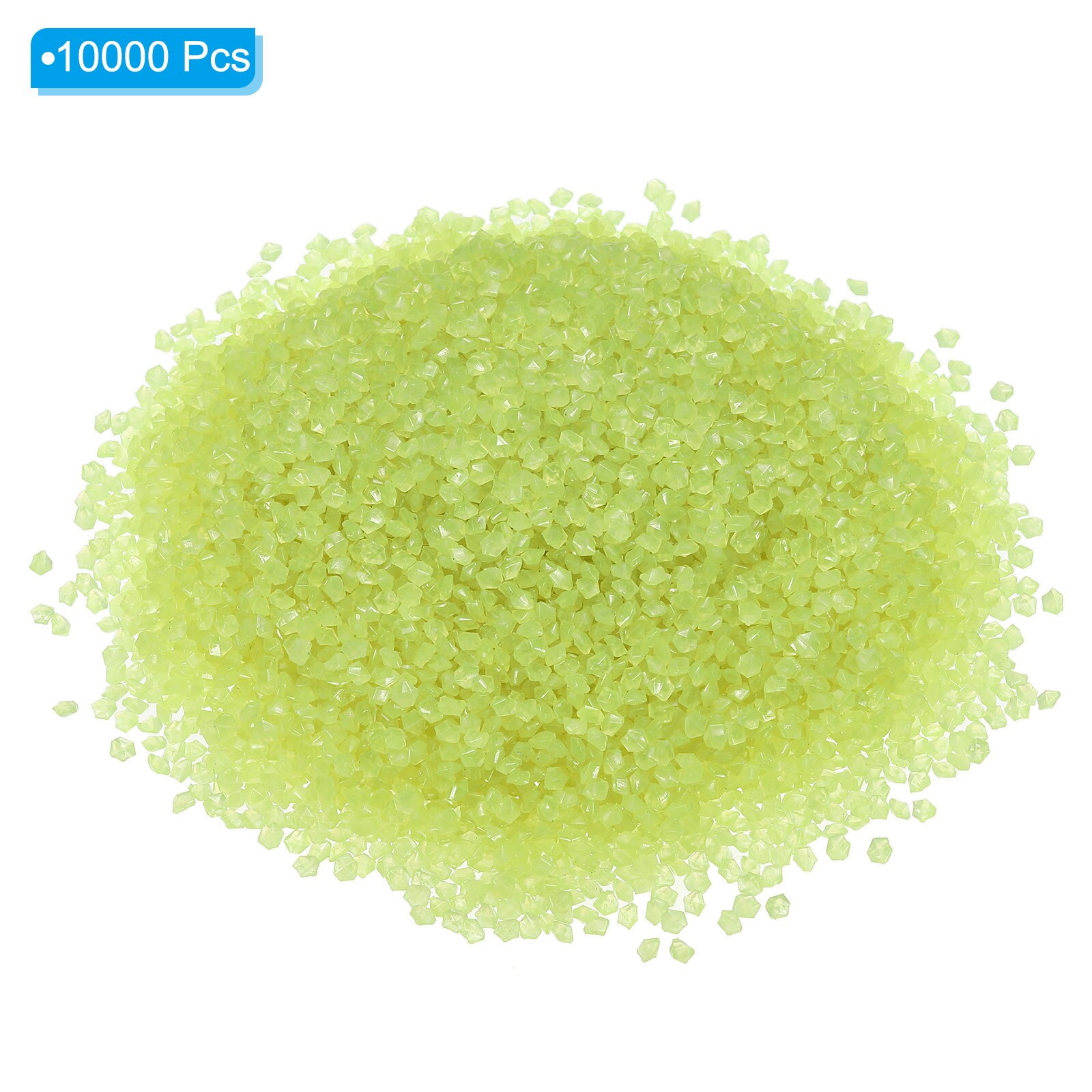 Unique Bargains 10000pcs Glow Rocks 3-5mm Glow Pebbles Decoration in ...