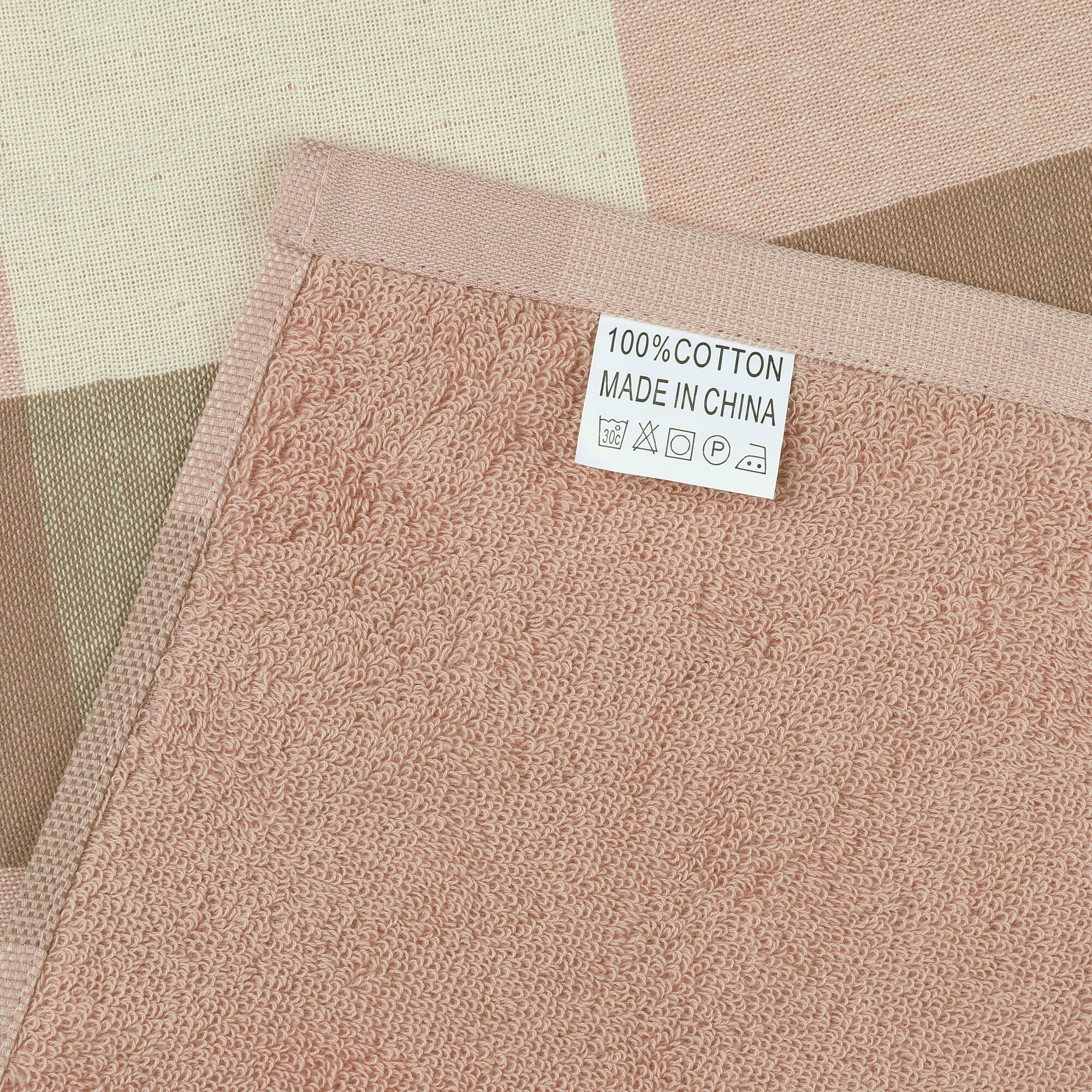 Unique Bargains 100 Percent Cotton Bathroom Hand Towels Absorbent Quick ...