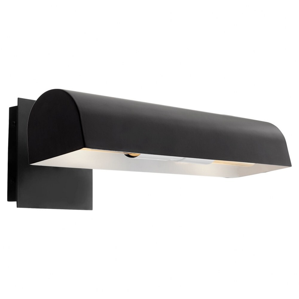 Quorum International 2 - Light Matte Black / Black Traditional Aluminum ...