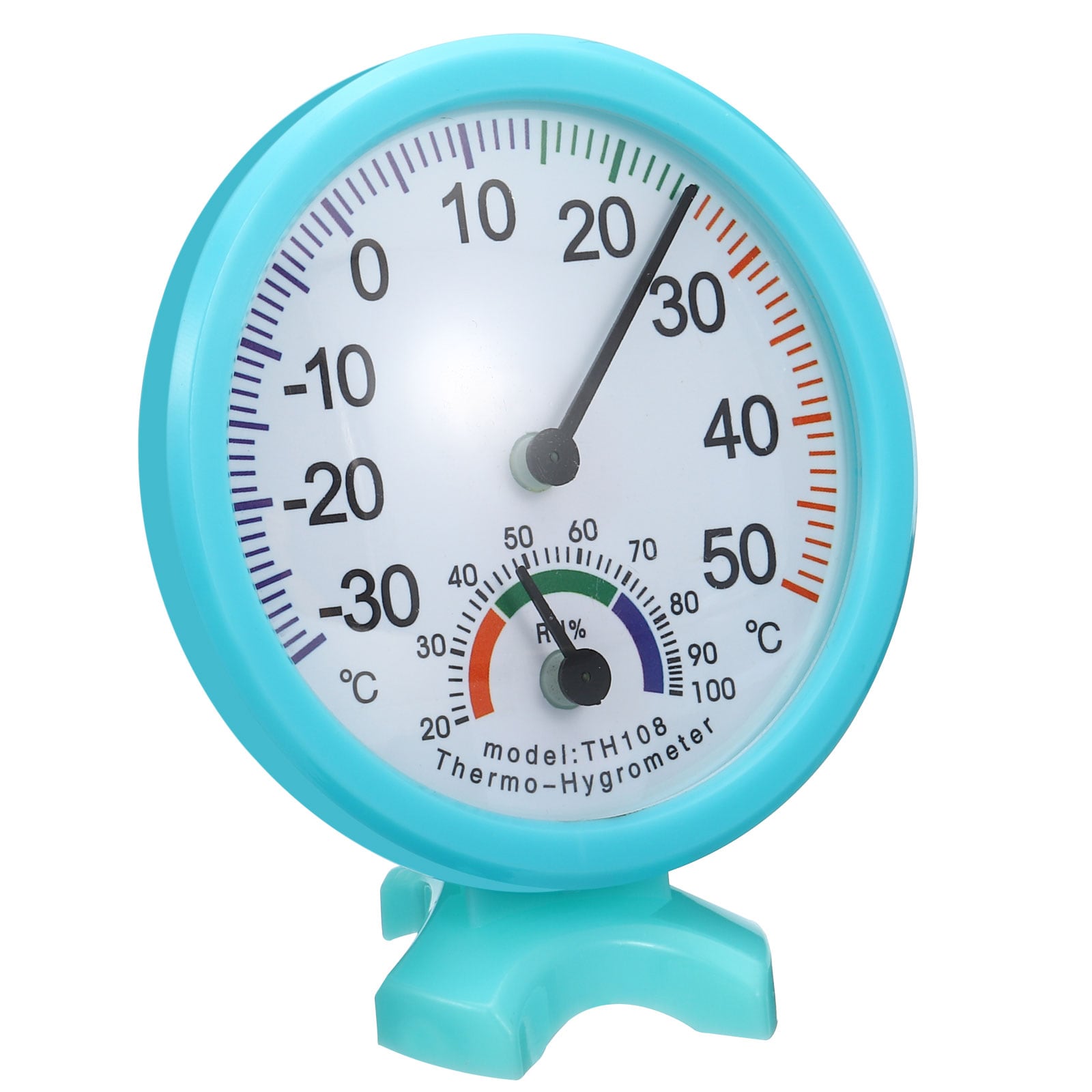 PATIKIL 75mm Indoor Thermometer Hygrometer Mini Automatic Sensing ...