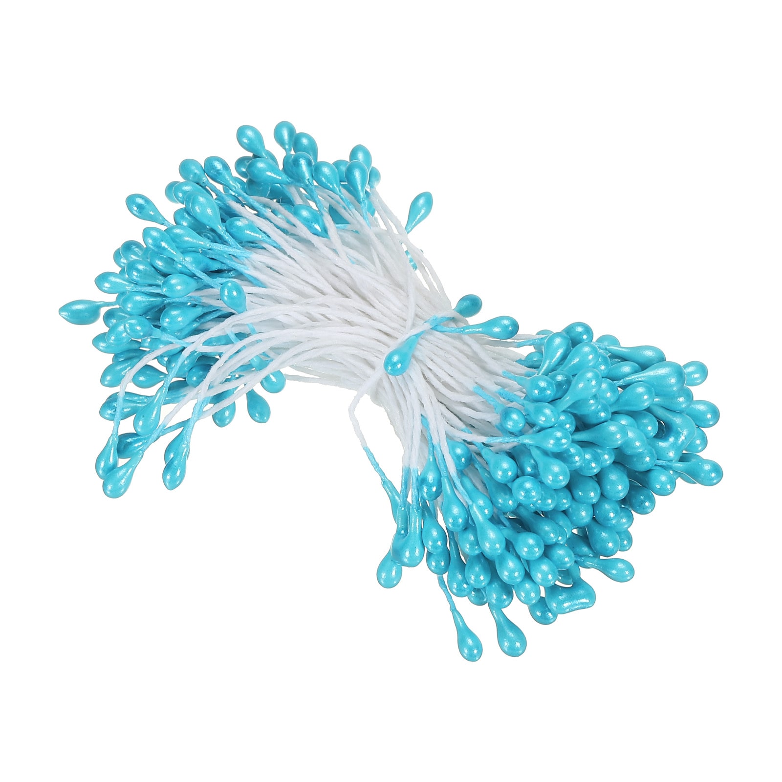 PATIKIL 3mm Double Heads Flower Stamen 150pcs Artificial Flower Stamen ...