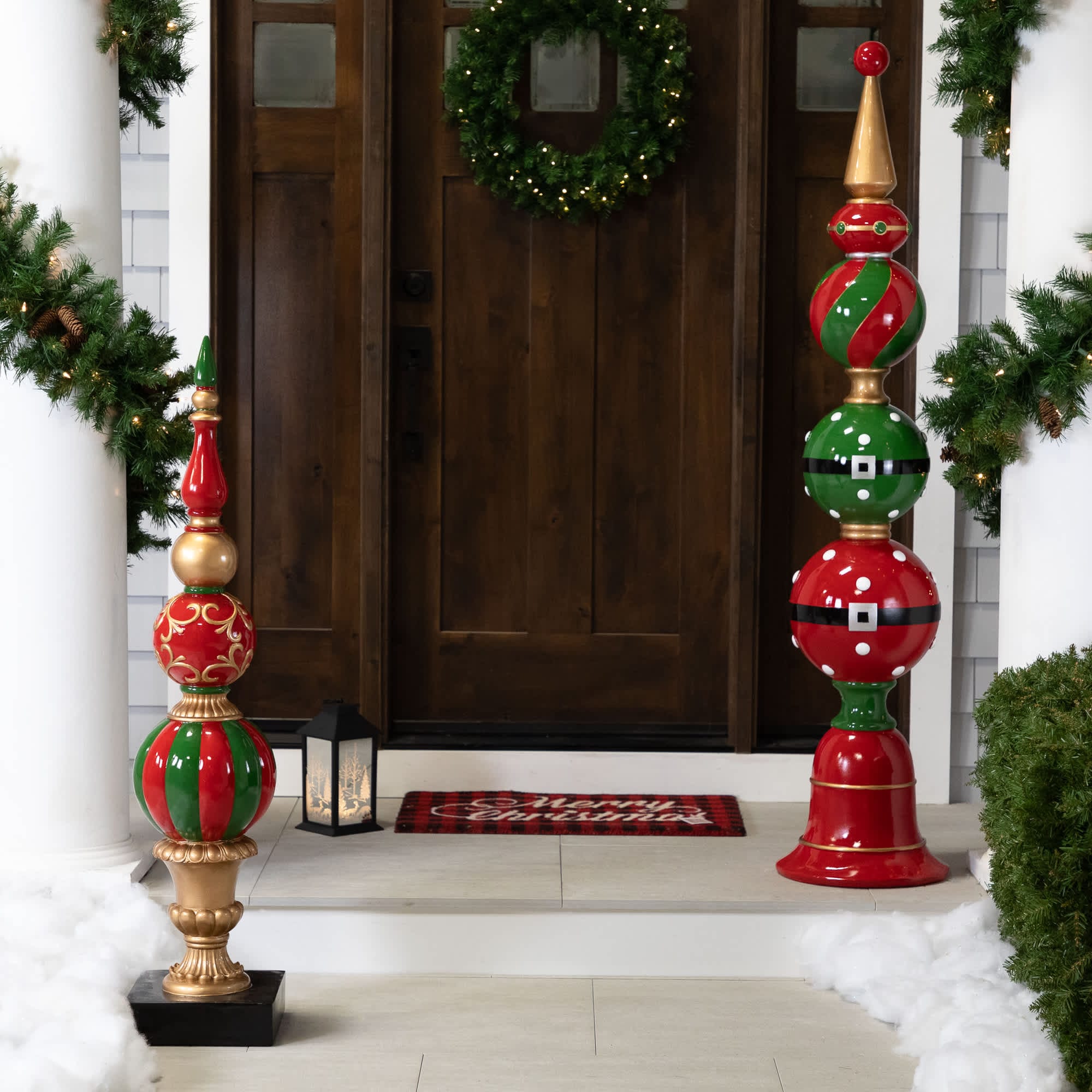 Northlight Ball Finial with Bell Base Commercial Size Christmas ...