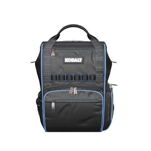Kobalt Blue Black Polyester 11.5 in Backpack GP 62972A at Lowes