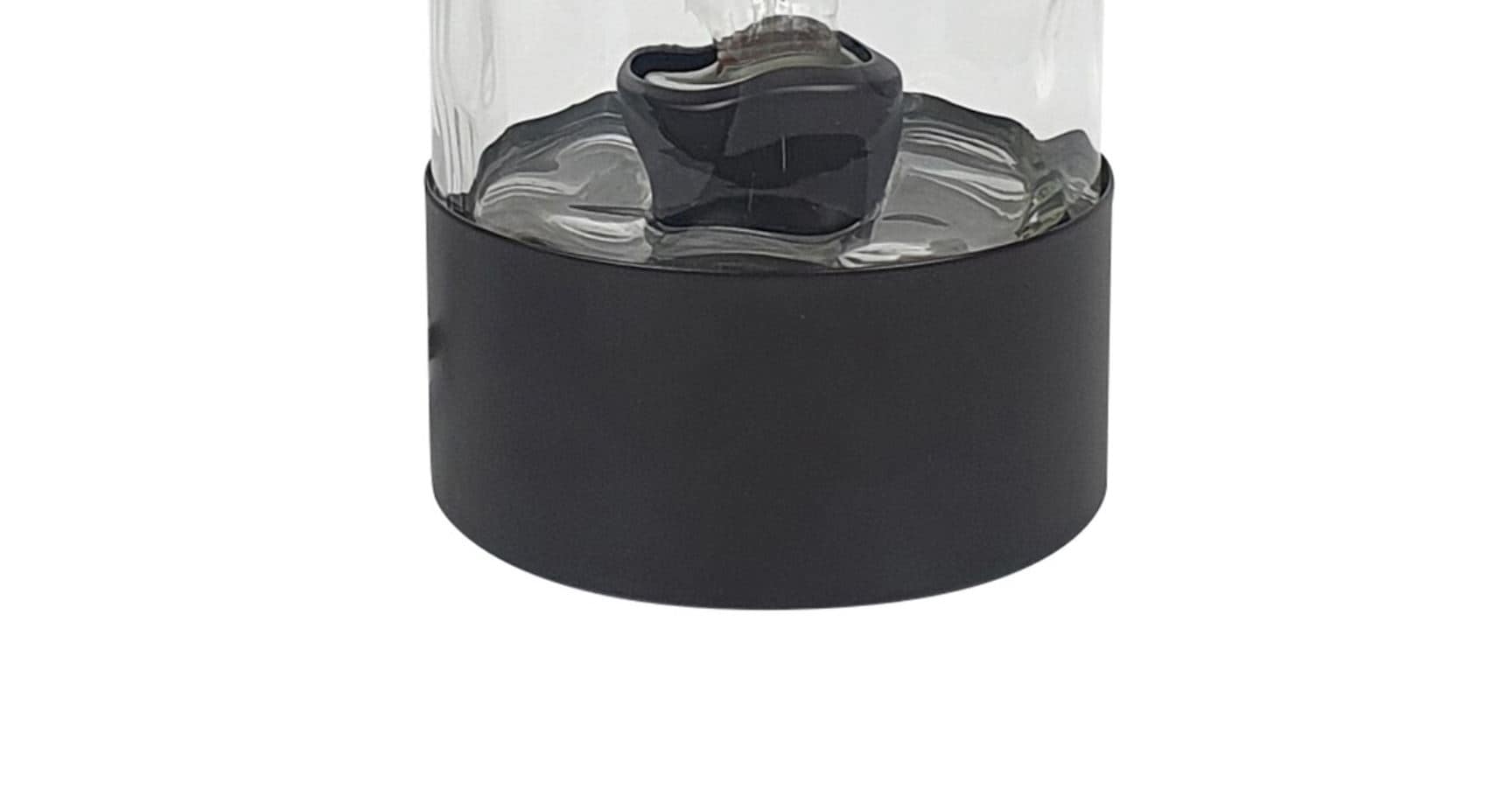 allen + roth Latchbury 10-in Bronze Touch Uplight Table Lamp with Glass ...