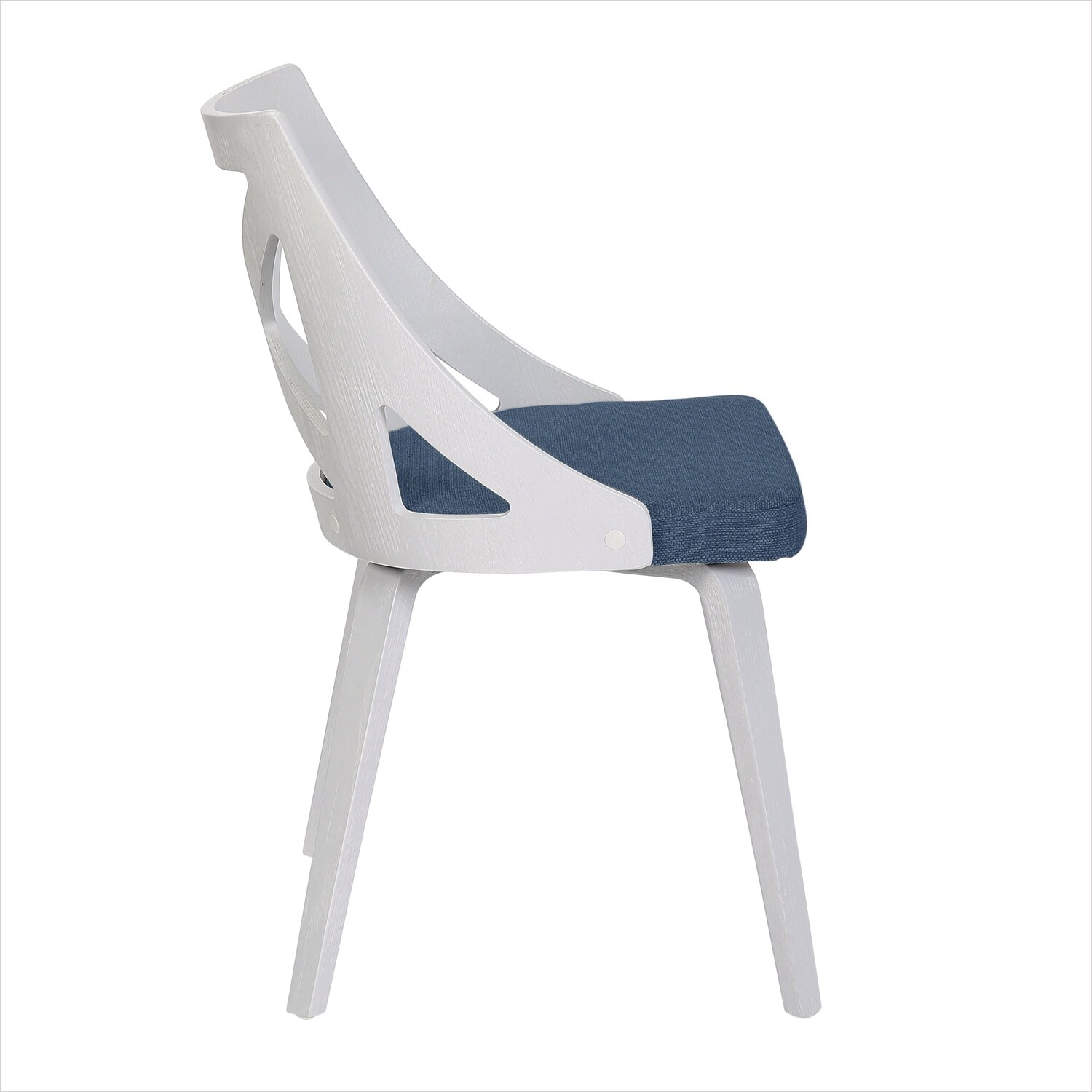 Watnature Farmhouse Dining Chairs Set of 2 Cross Back Design White ...
