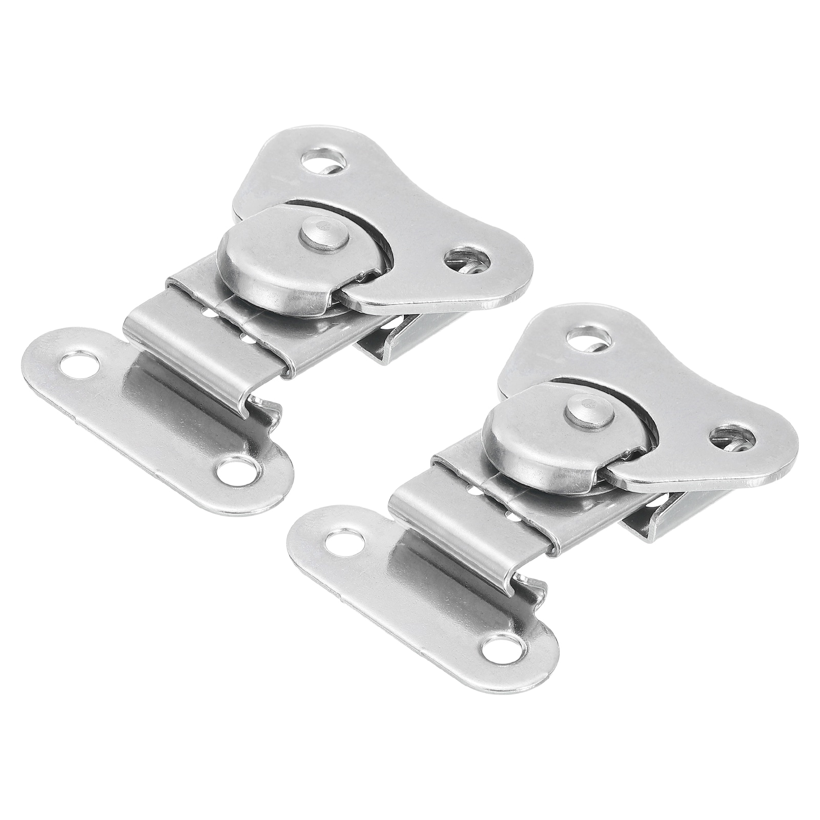 Unique Bargains 2pcs Butterfly Twist Latch 2.1 Inch Stainless Steel ...