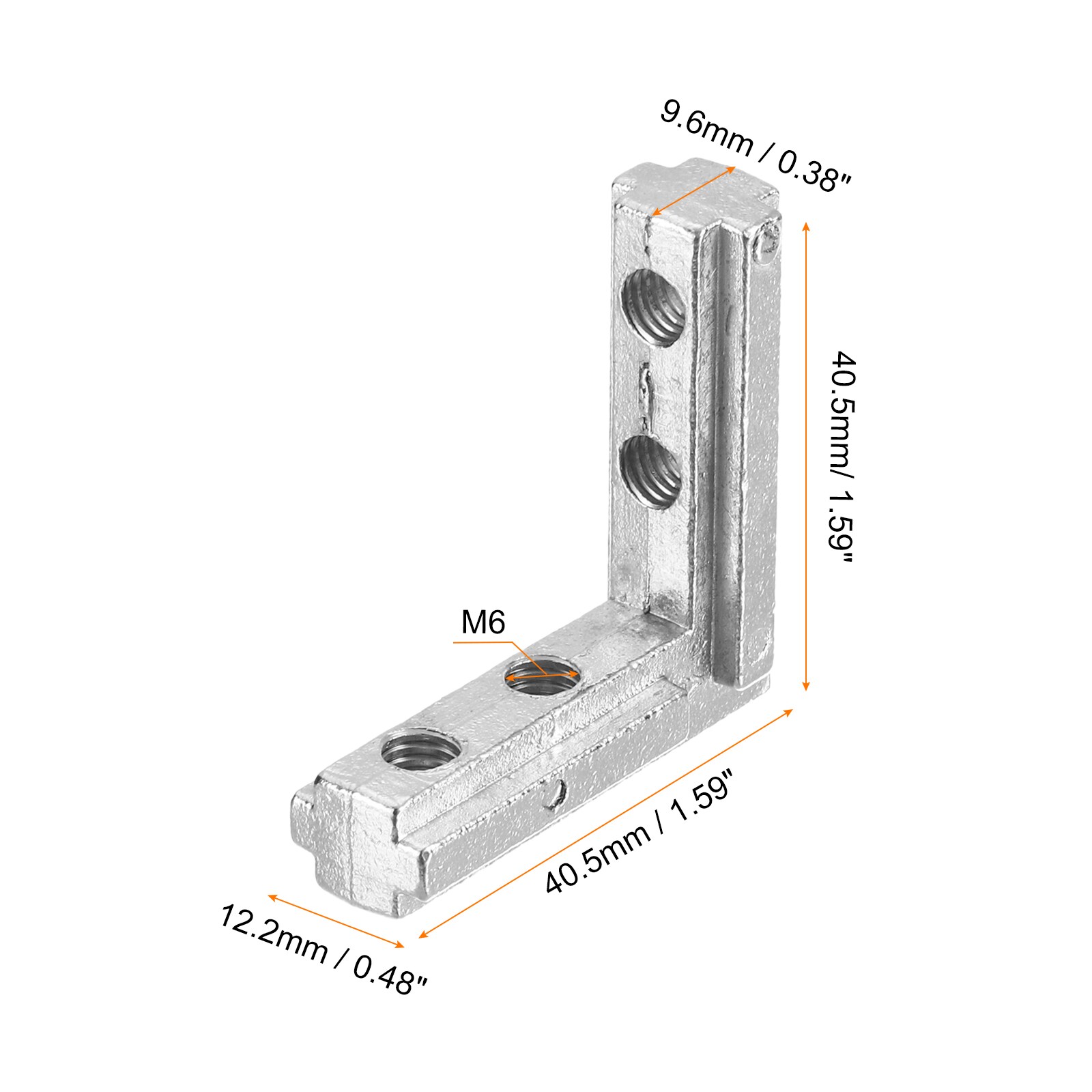 Unique Bargains L-Shape Interior Joint Bracket 8 Sets Inside Corner ...
