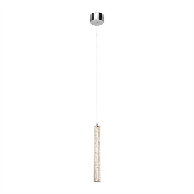elan Neruda Chrome Modern/Contemporary Clear Glass Cylinder LED Pendant ... elan Neruda Chrome Modern/Contemporary Clear Glass Cylinder LED Pendant ...