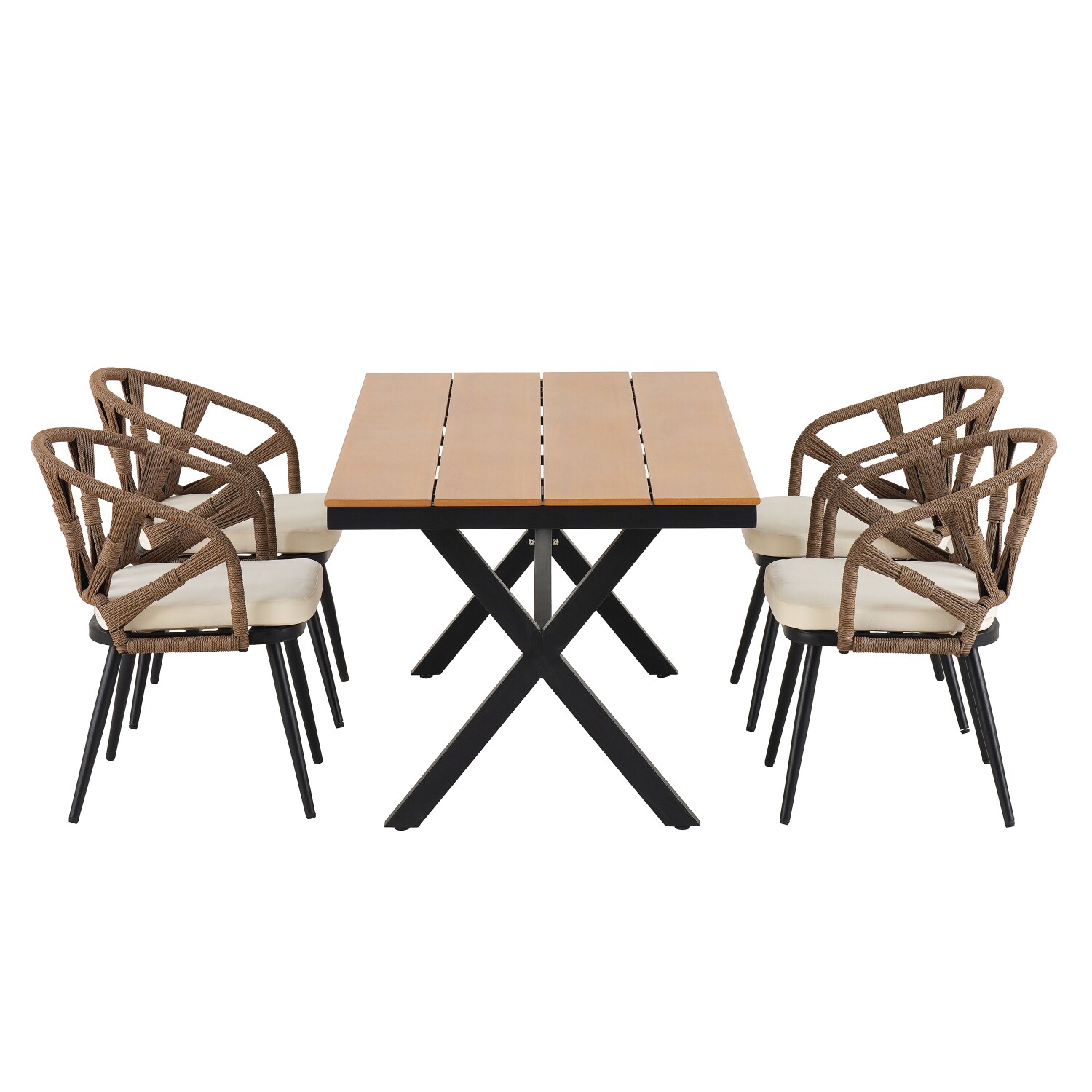 Streamdale Furniture Streamdale Outdoor PE rattan set chairs and ...
