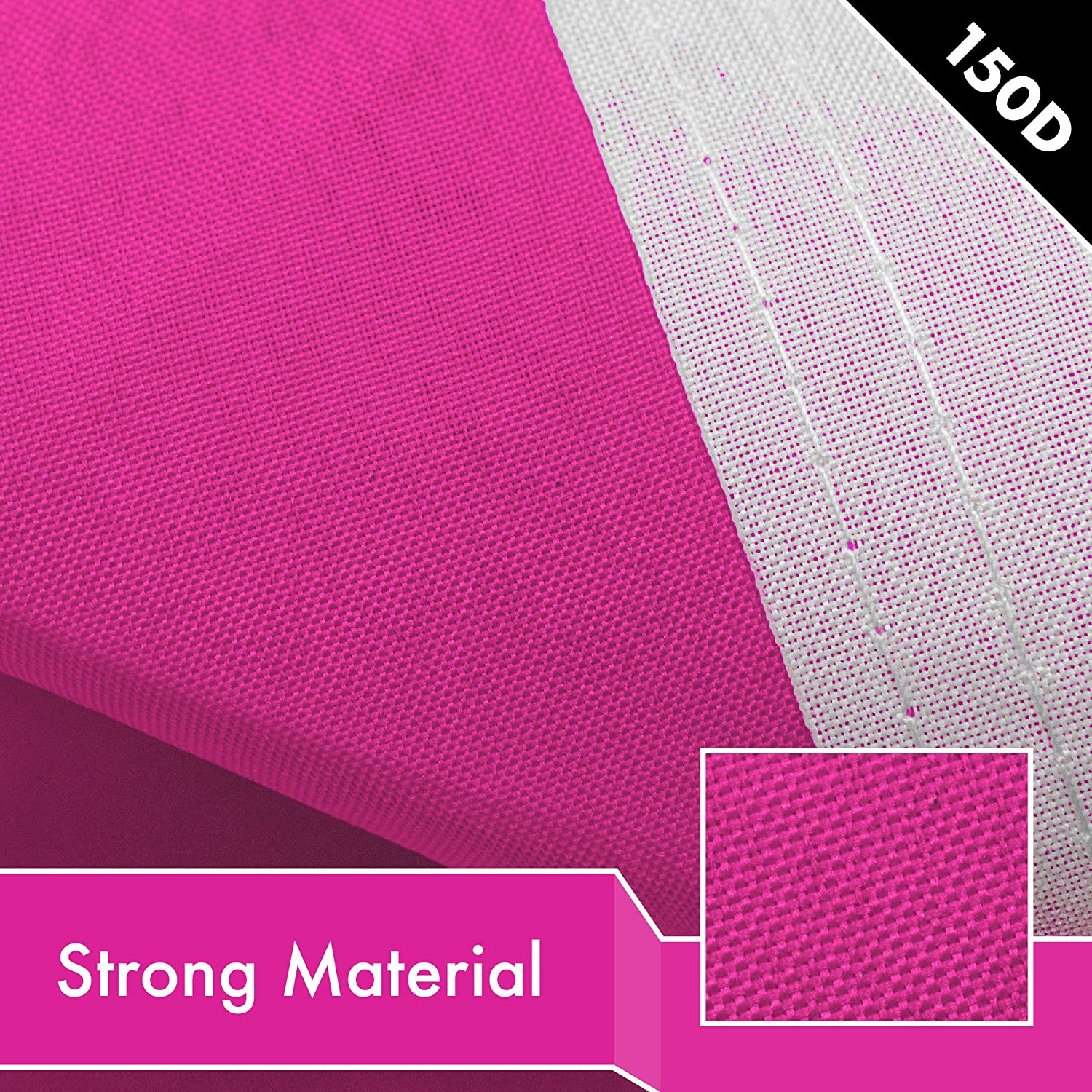 G128 5-ft W x 3-ft H Solid Pink Color Flag in the Decorative Banners ...