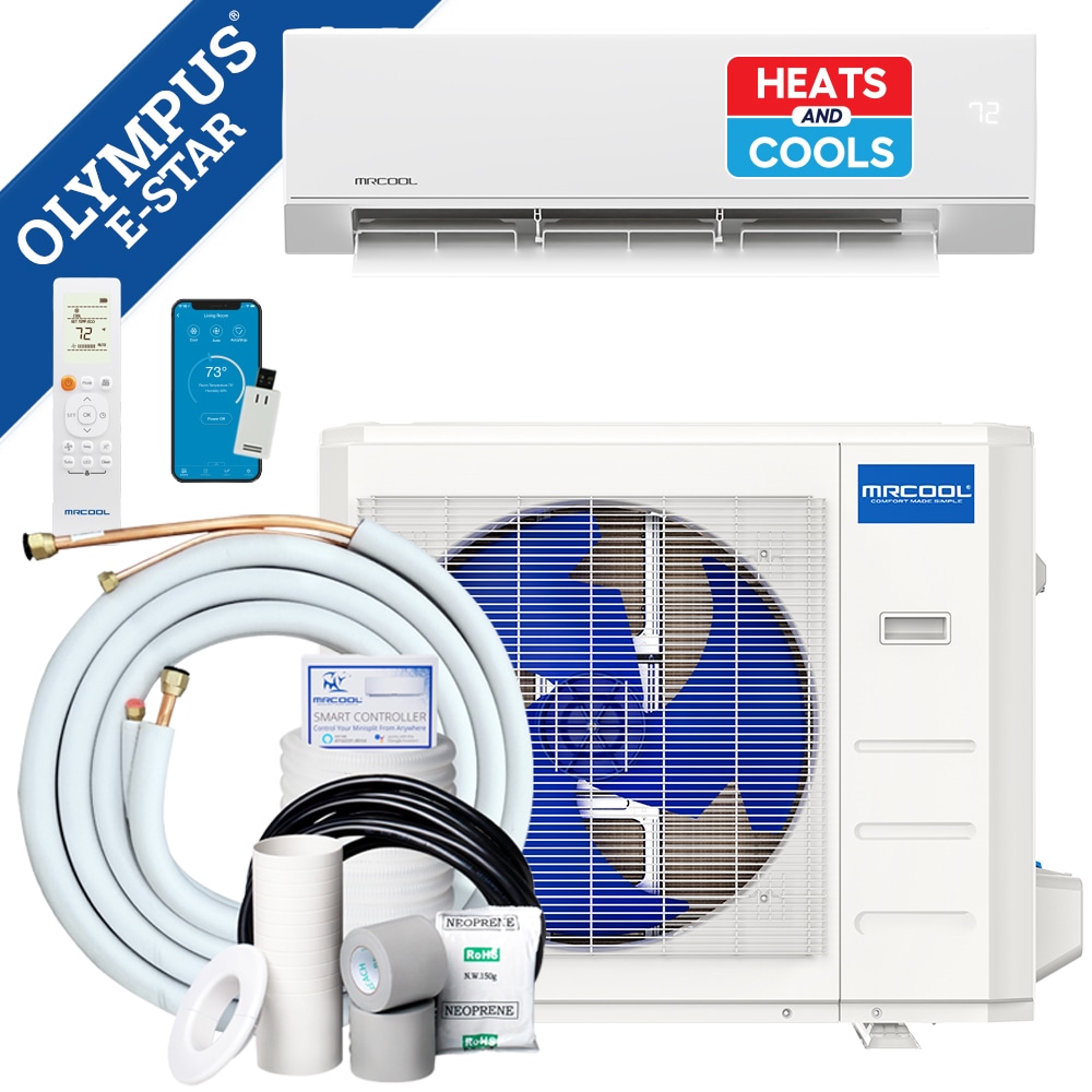 MRCOOL OLYMPUS E STAR 1 zone 9000-BTU Ductless Mini Split Air ...