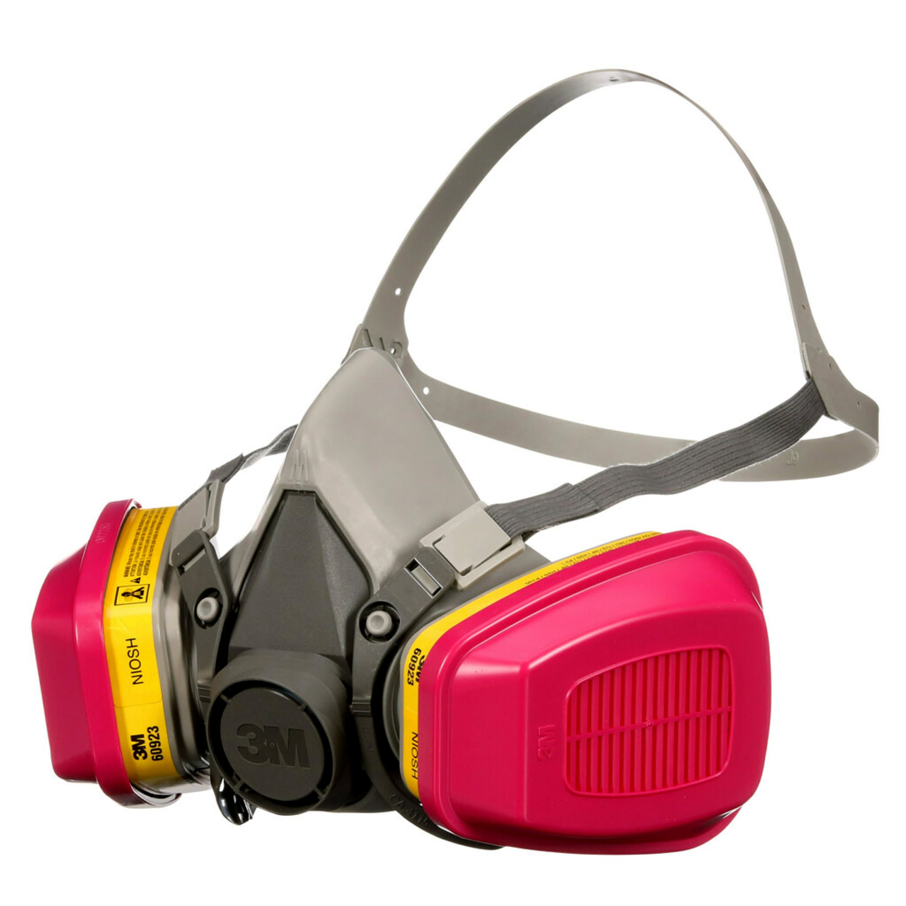 3M Grey Reusable P100 All-purpose Half Face Respirator 62023DCA1-C at ...