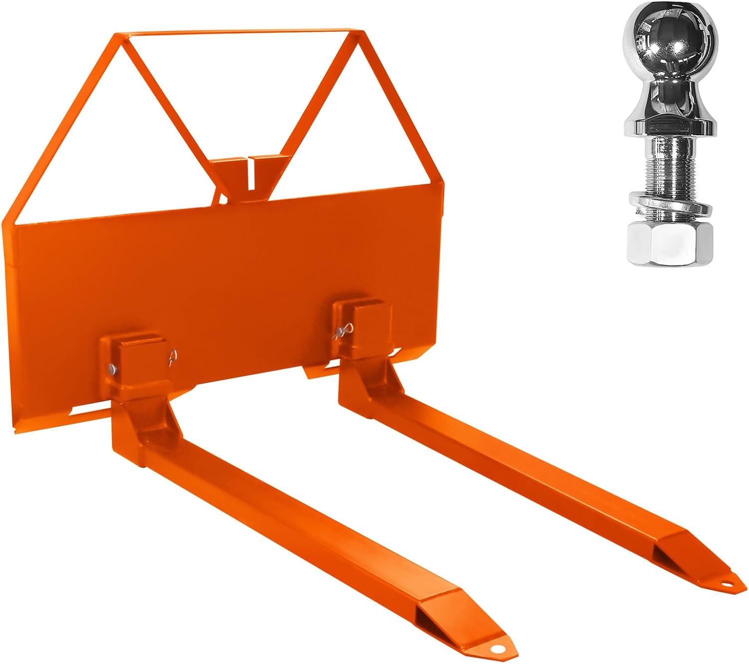 Garvee 46 in Pin-On Pallet Forks Attachment With Quick Attach Mount ...