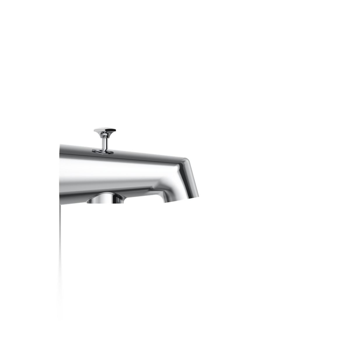 KOHLER Antique Polished Chrome Wall-mount Bathtub Spout With Diverter ...