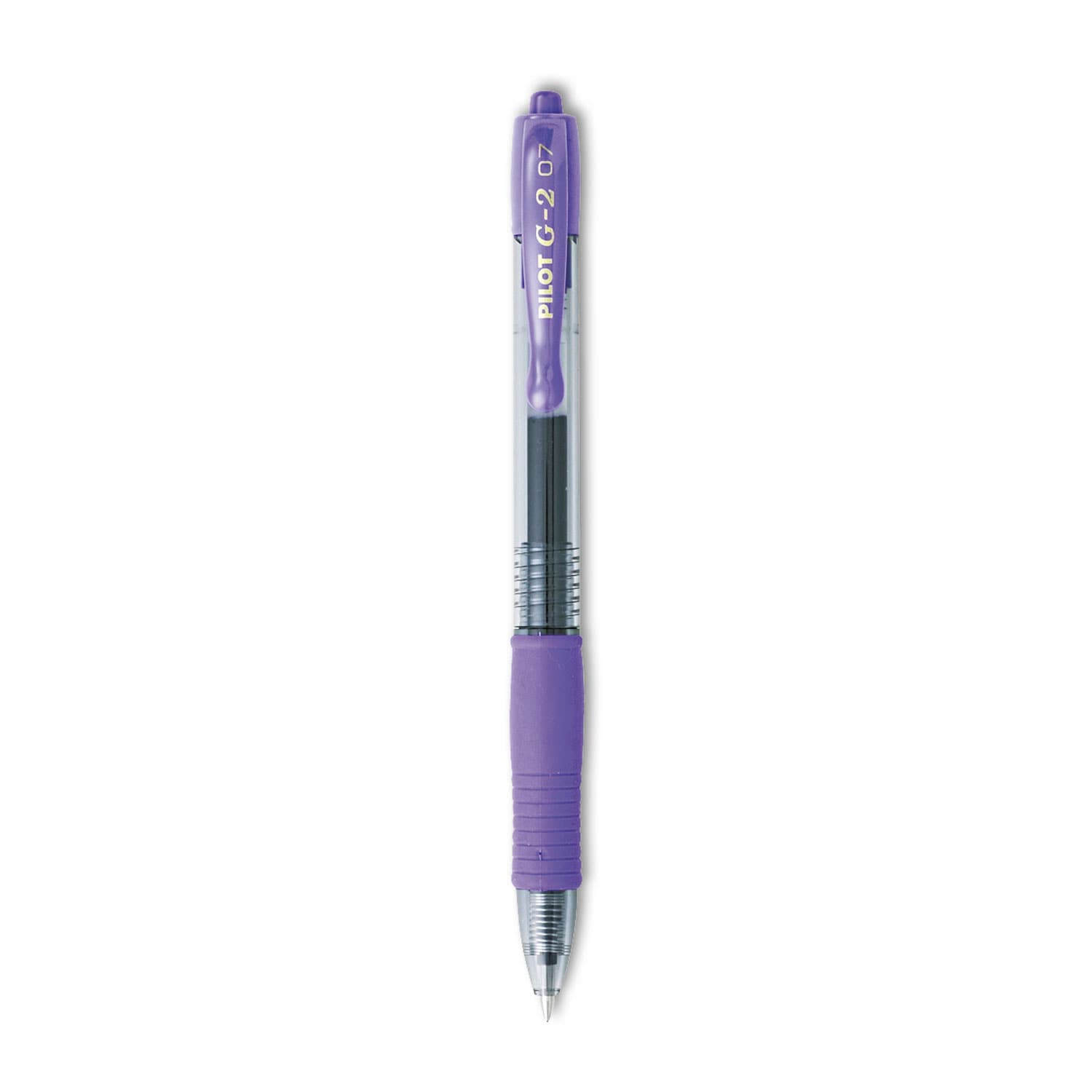 Pilot G2 Premium Gel Pen Retractable Fine 0.7 mm Purple Ink Smoke ...