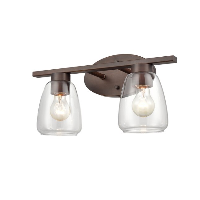 Millennium Lighting Vanity Light 16-in 2-Light Rubbed Bronze ... Millennium Lighting Vanity Light 16-in 2-Light Rubbed Bronze ...