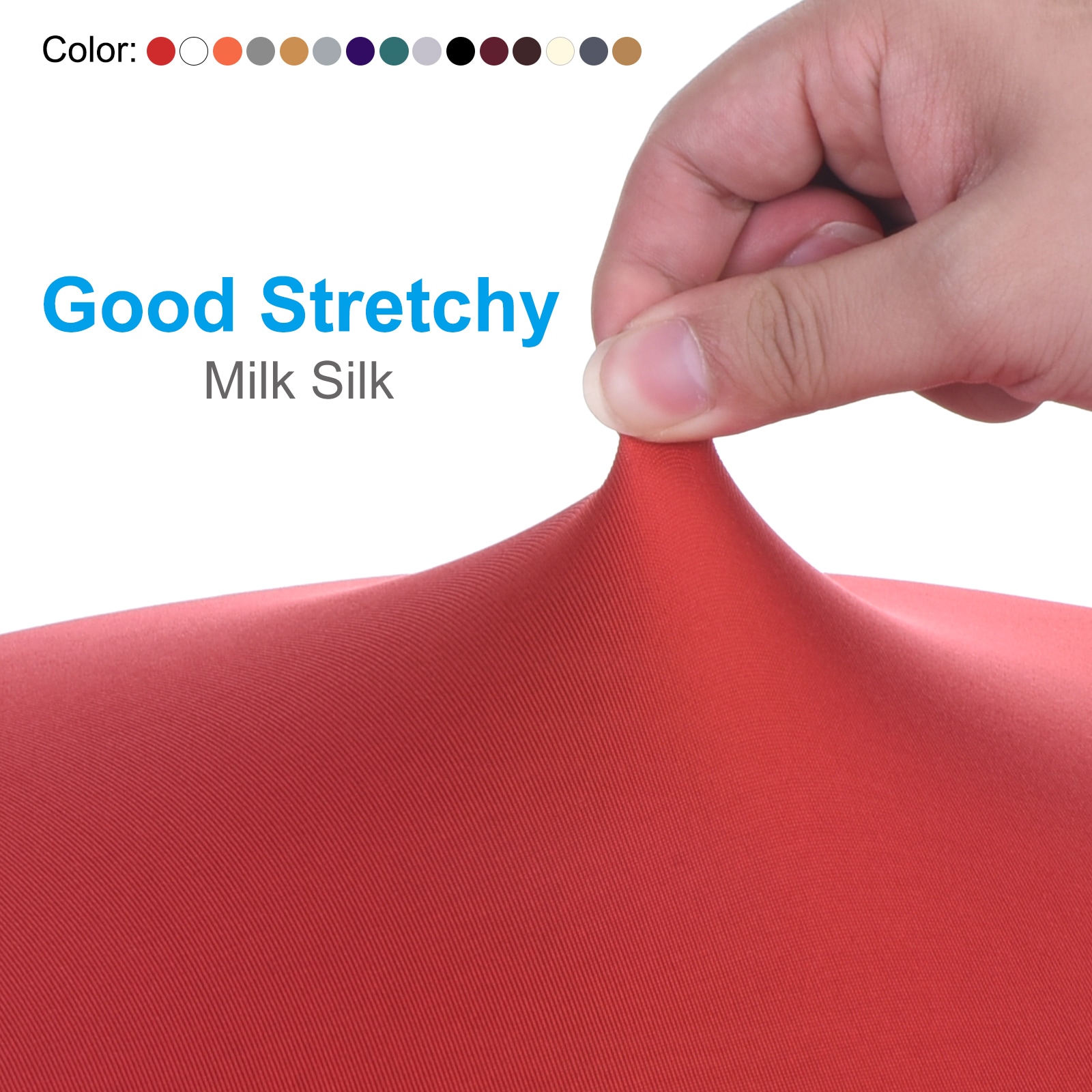 PATIKIL 9.5 Inch Round Bar Stool Cover 2pcs Washable Elastic Stool ...