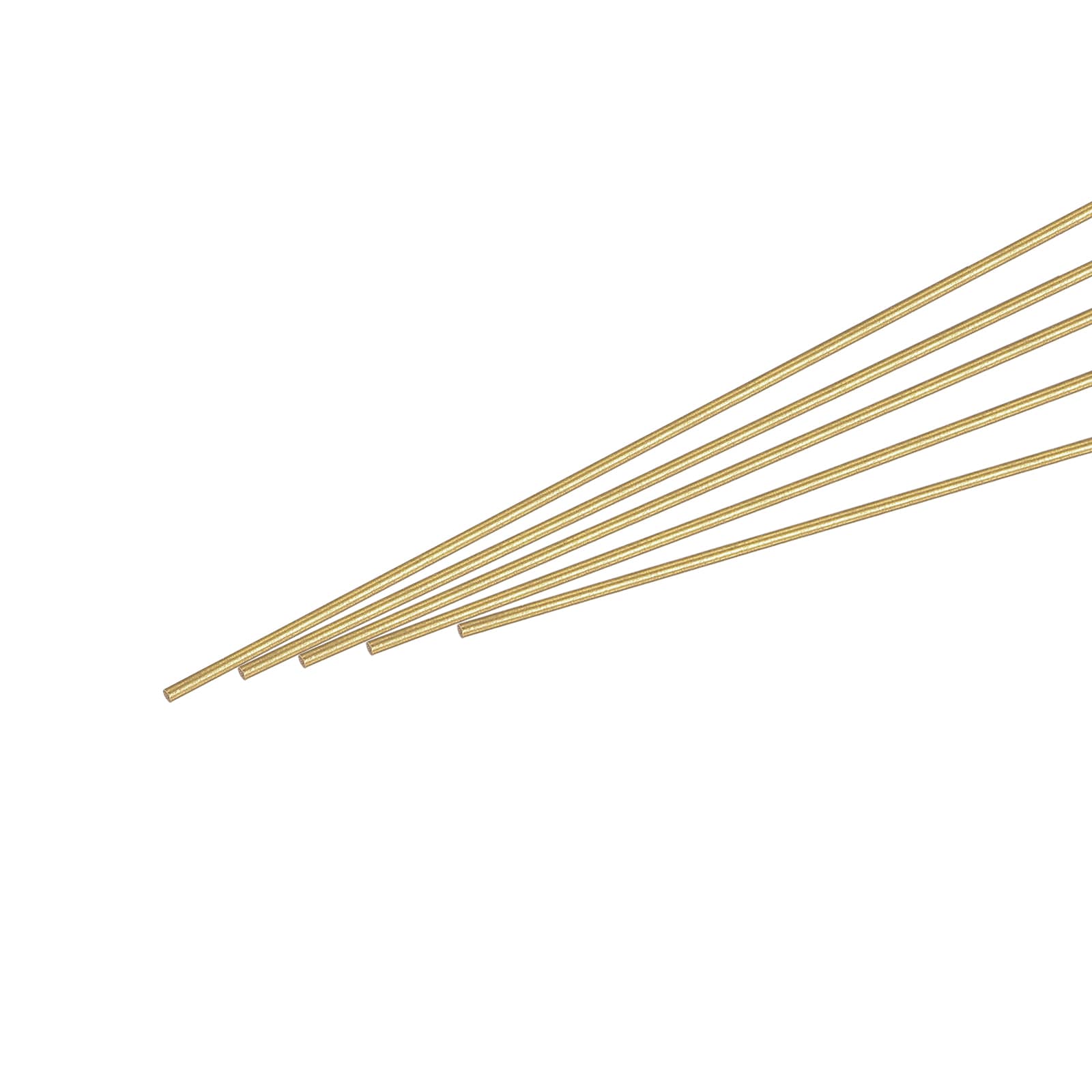 Unique Bargains Brass RodBrass Solid Round Rod 0.7mm/0.027inch Diameter ...