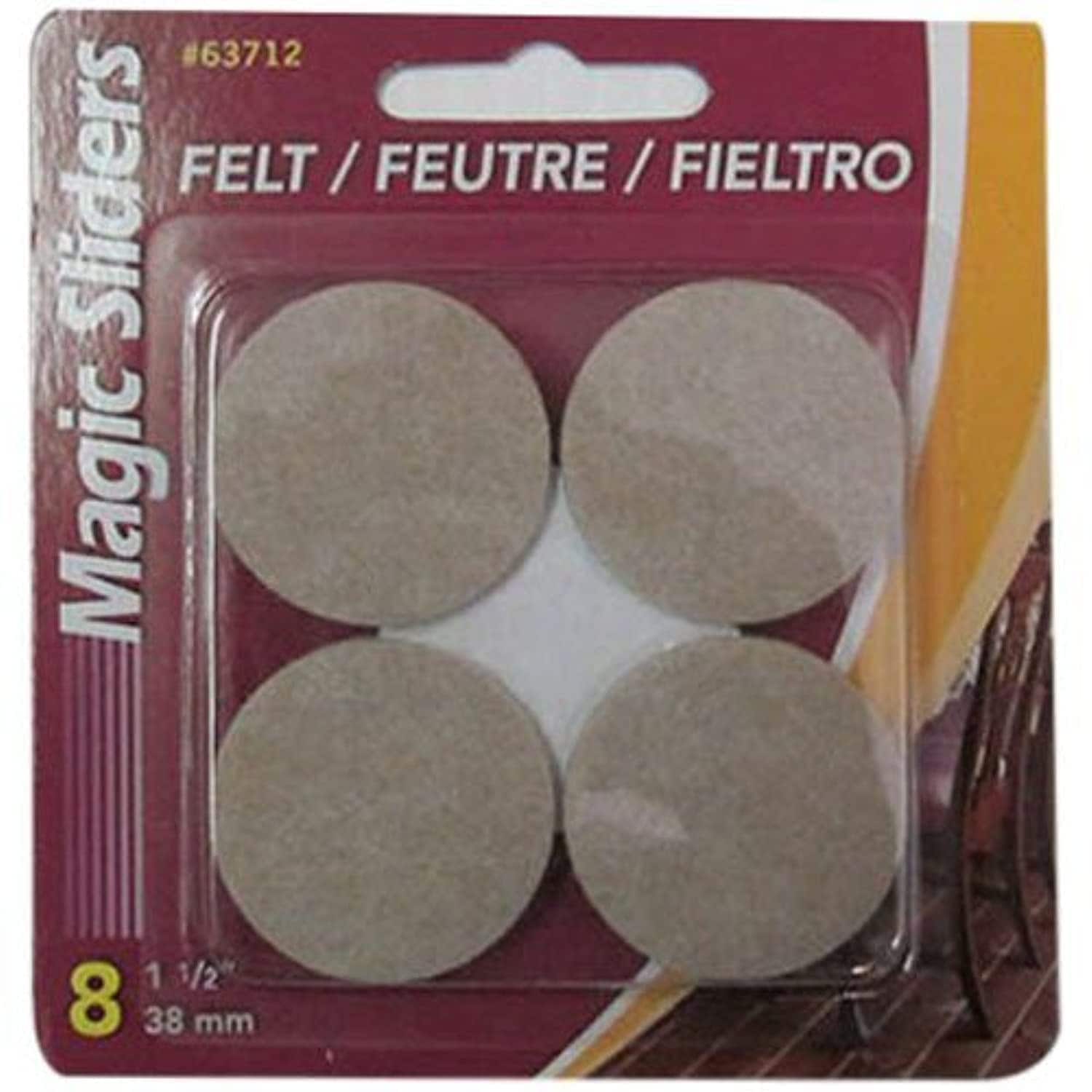 1-1/2" Round Felt Pads Furniture Hardware at Lowes.com