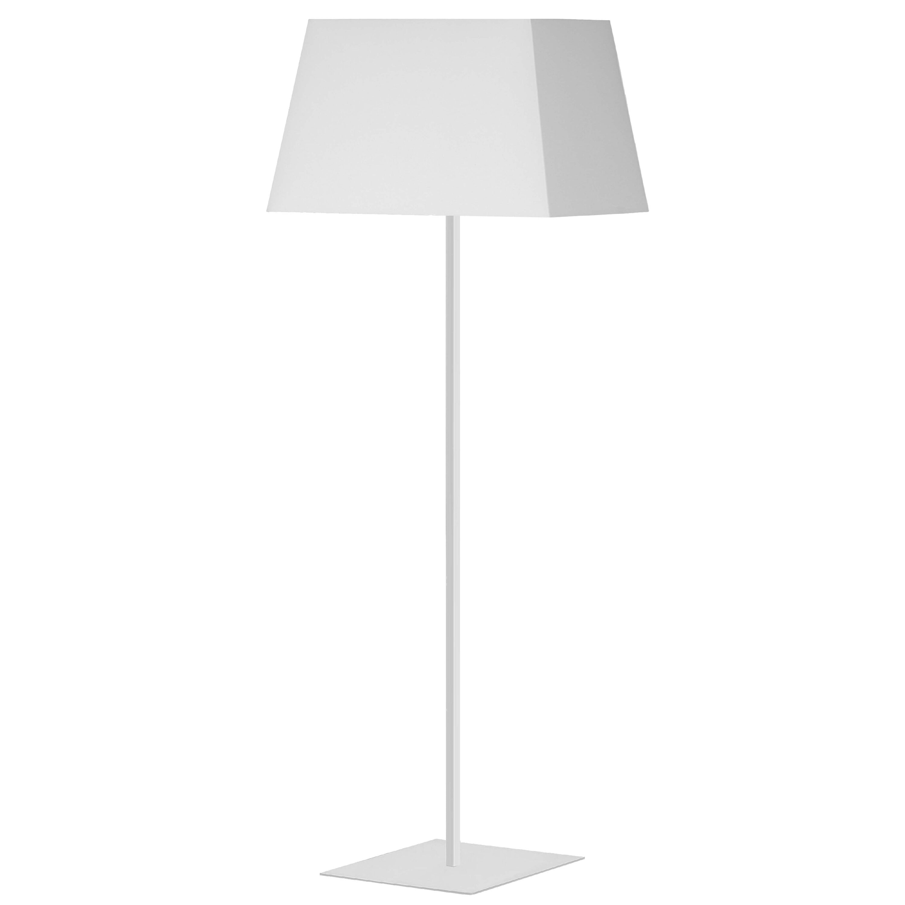 Dainolite Gretchen 62.75-in Matte White, White Standard Floor Lamp with ...