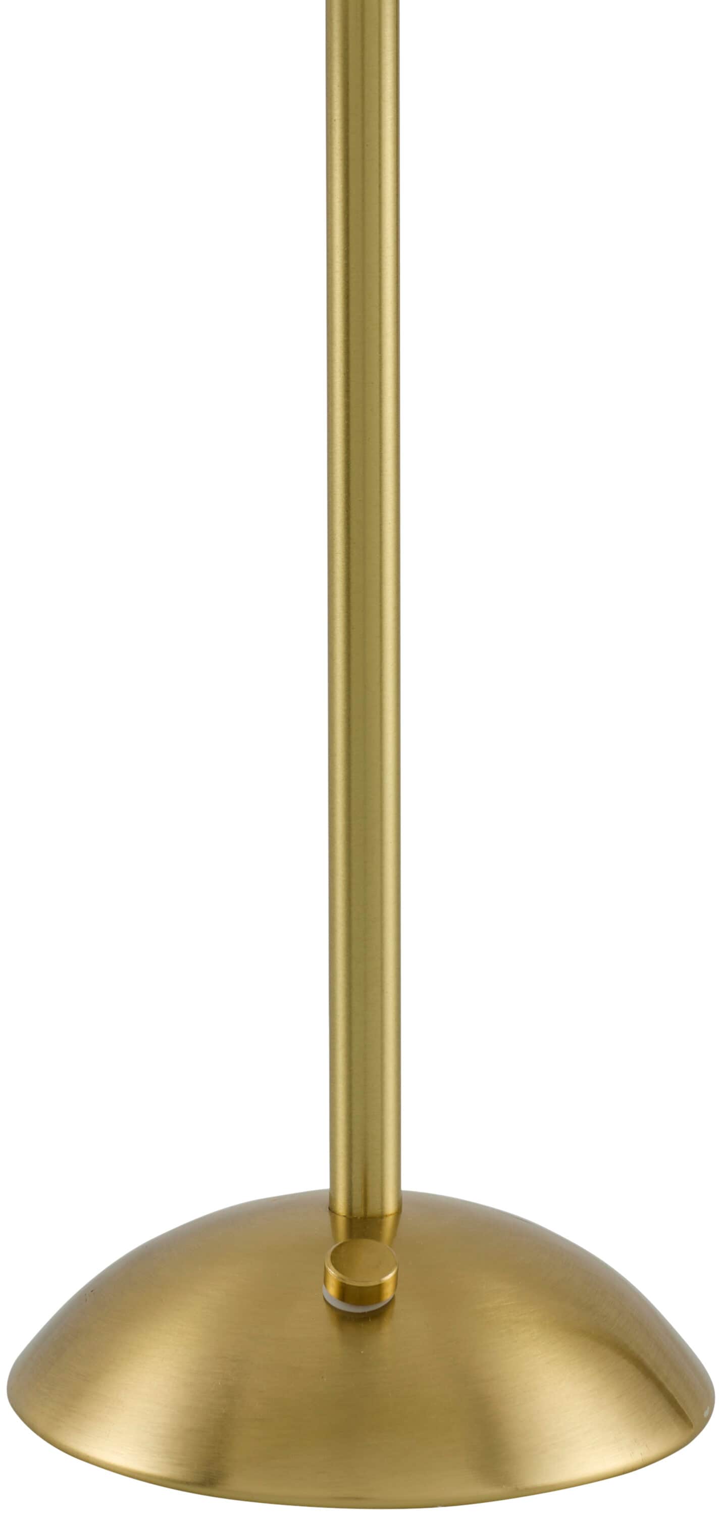 Livabliss Furnas 12-in Clear/Metallic - Brass LED On/Off switch Table ...
