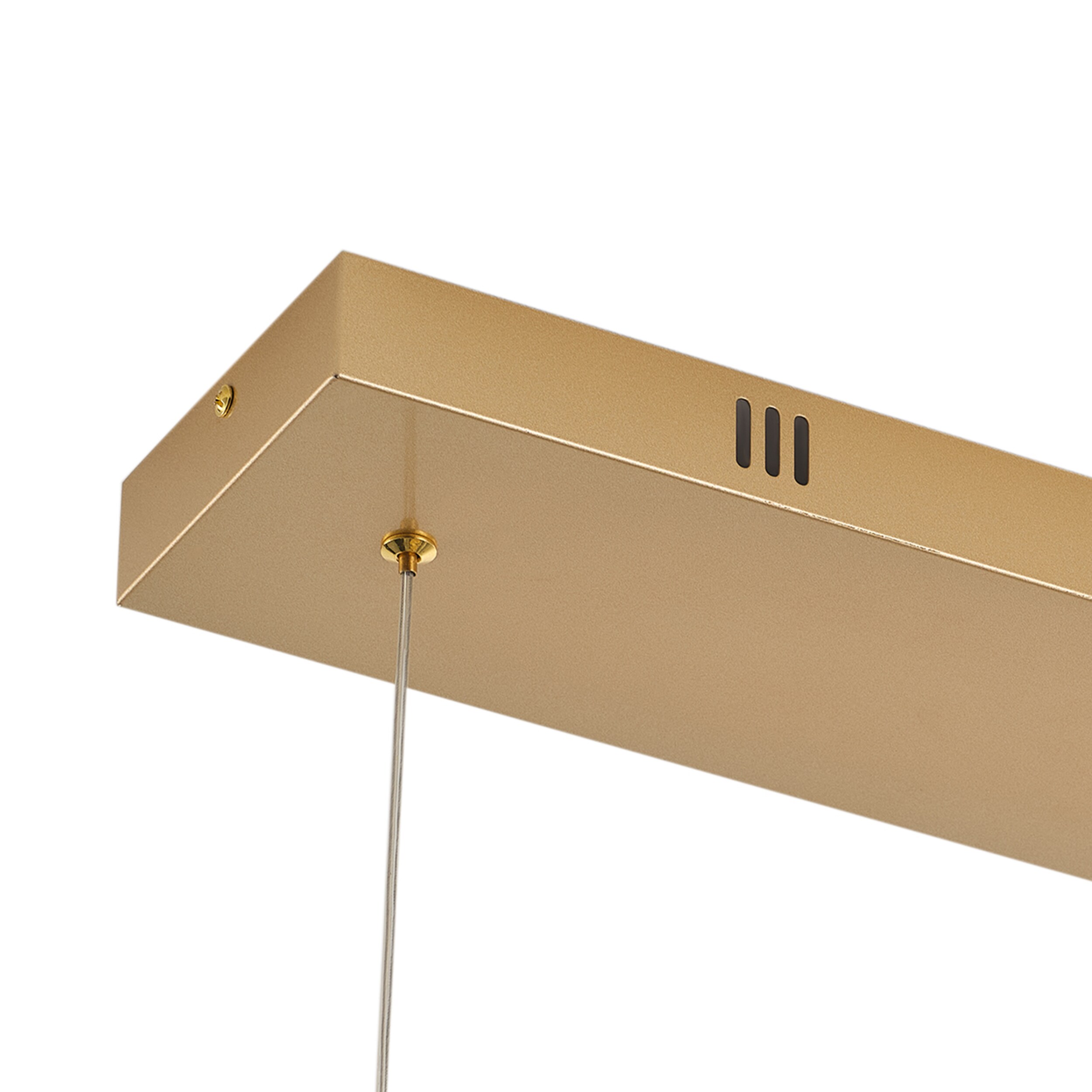 Aiwen 1 -Light Gold Modern/contemporary Linear LED Large Hanging ...