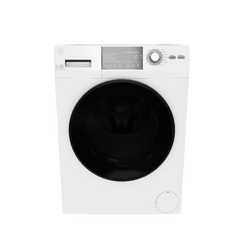 GE 2.4-cu ft High Efficiency Stackable Steam Cycle Front-Load Washer ...