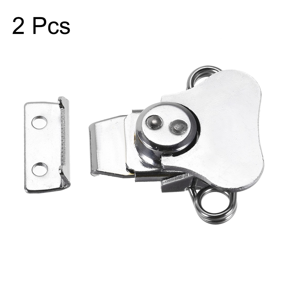 Unique Bargains 1.65-inch Iron Spring Loaded Butterfly Twist Latch ...