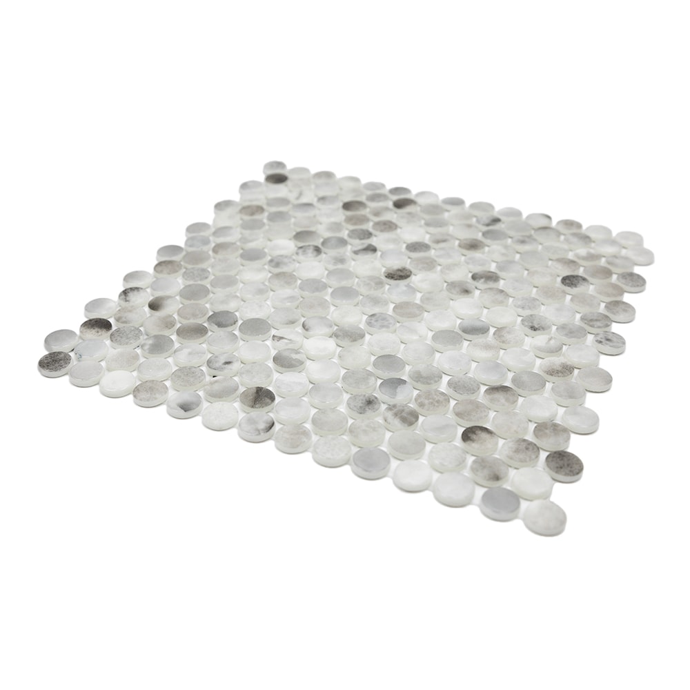 The Tile Life Sample - Eterna Penny Hermes 4-in x 4-in Multi-finish ...