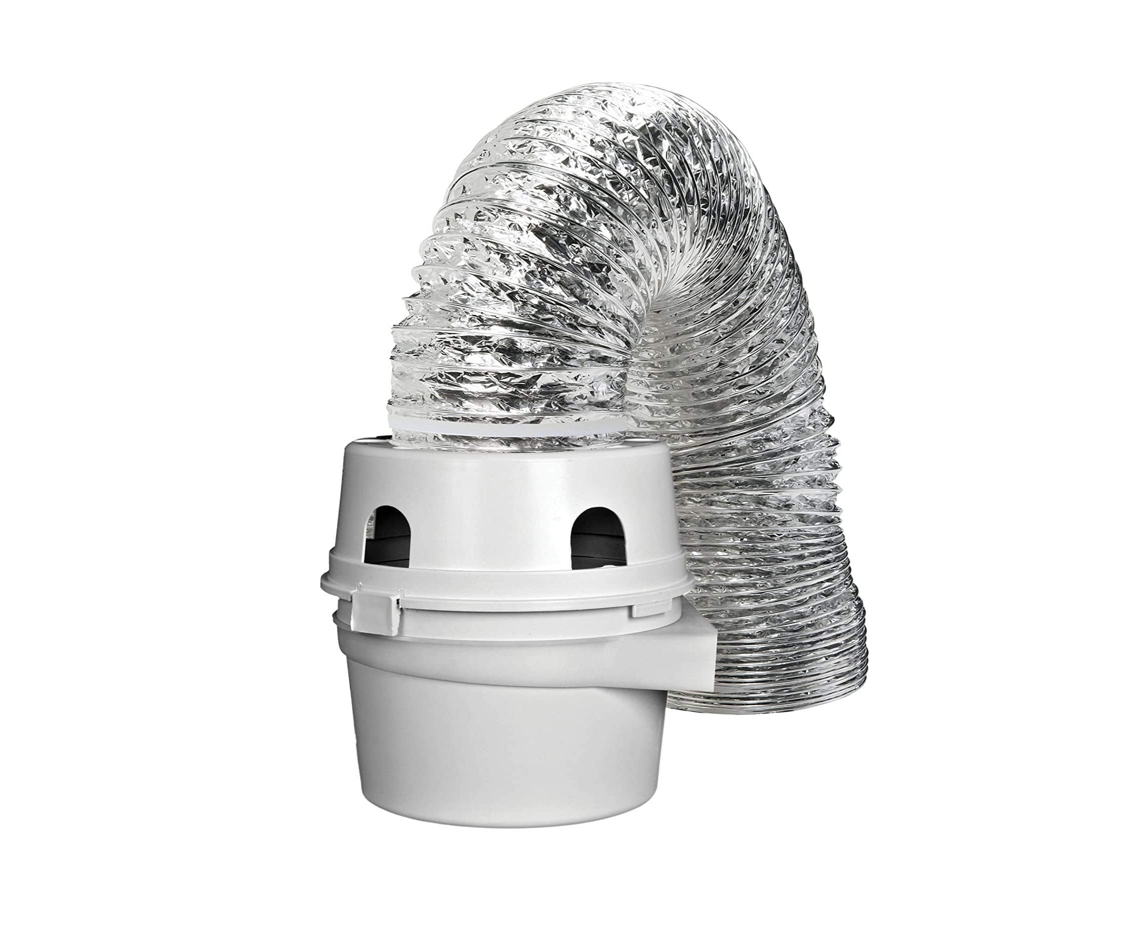 Dundas Jafine TDIDVKZW ProFlex Indoor Dryer Vent Kit 4 in. x 5 ft ...