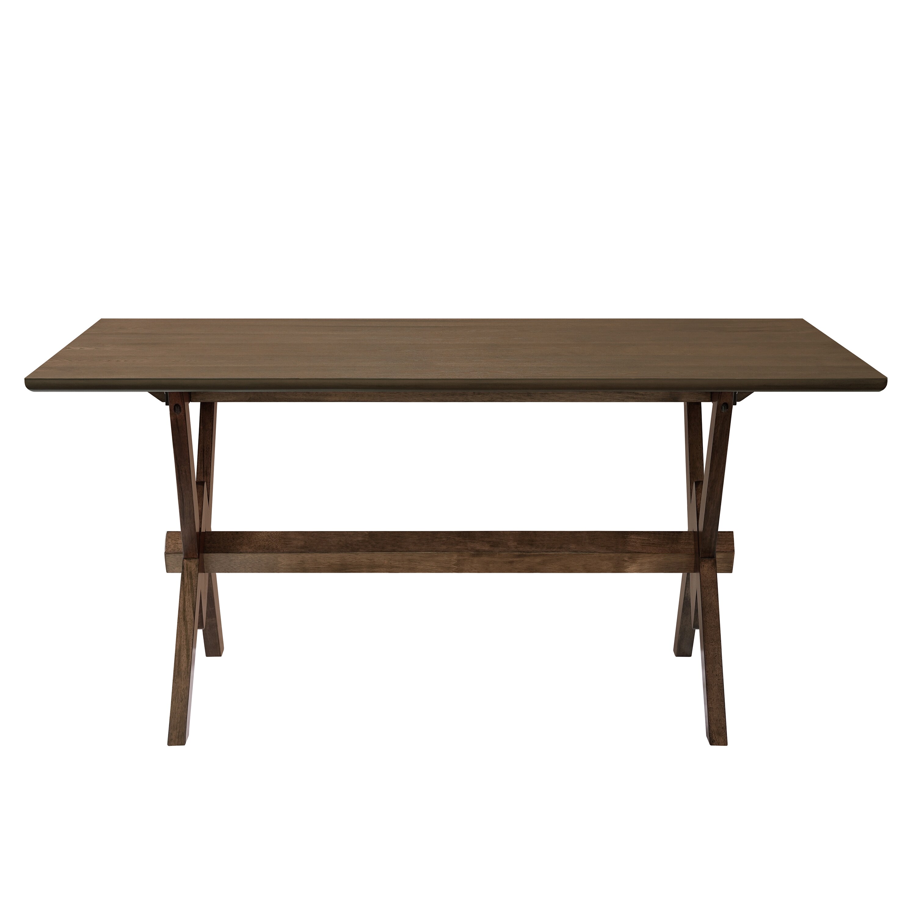 Christopher Knight Home Maeve Walnut 63 Inch Double V Dining Table in ...