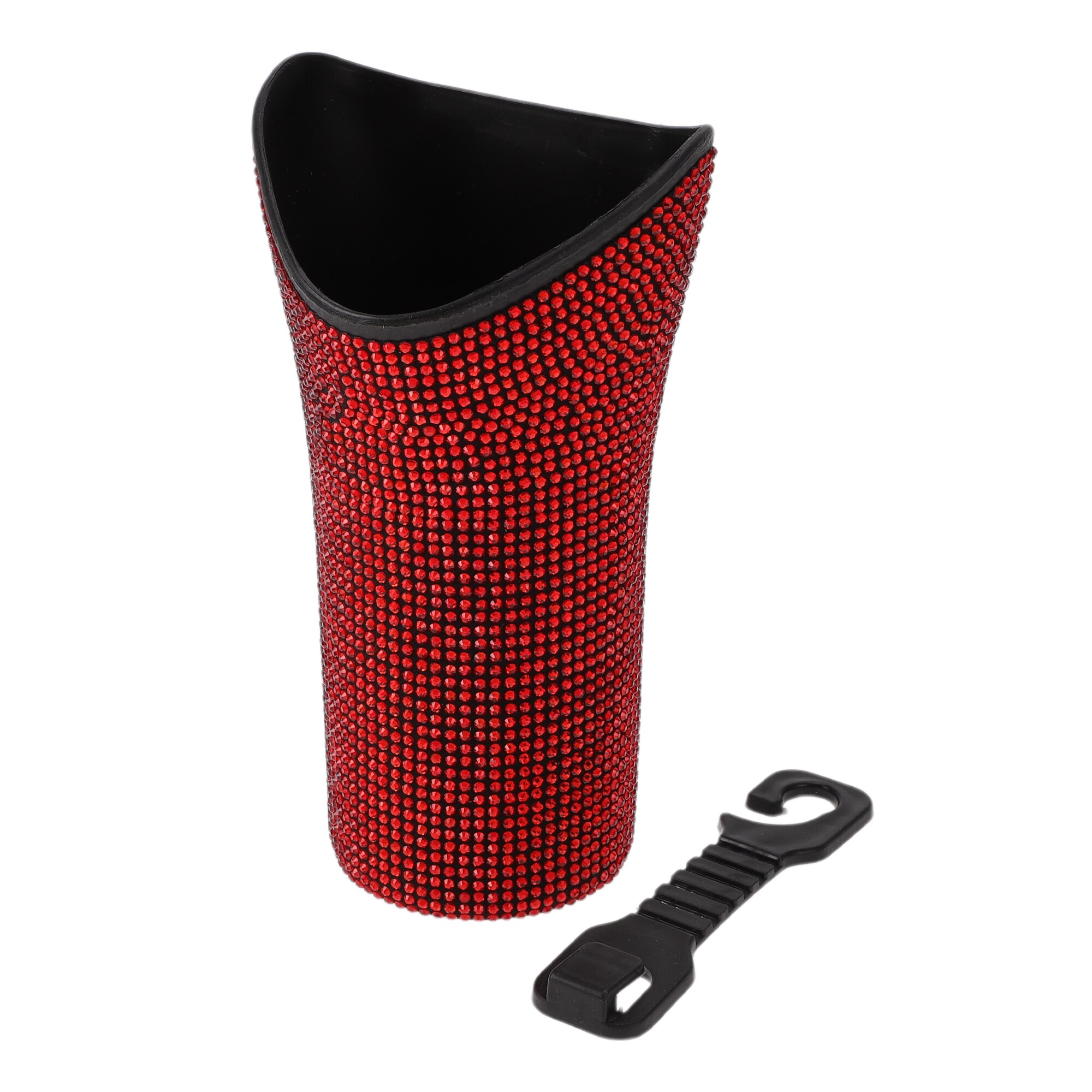 Unique Bargains Auto Car Trash Can Durable Seat Back Trash Bin Red 1pc ...