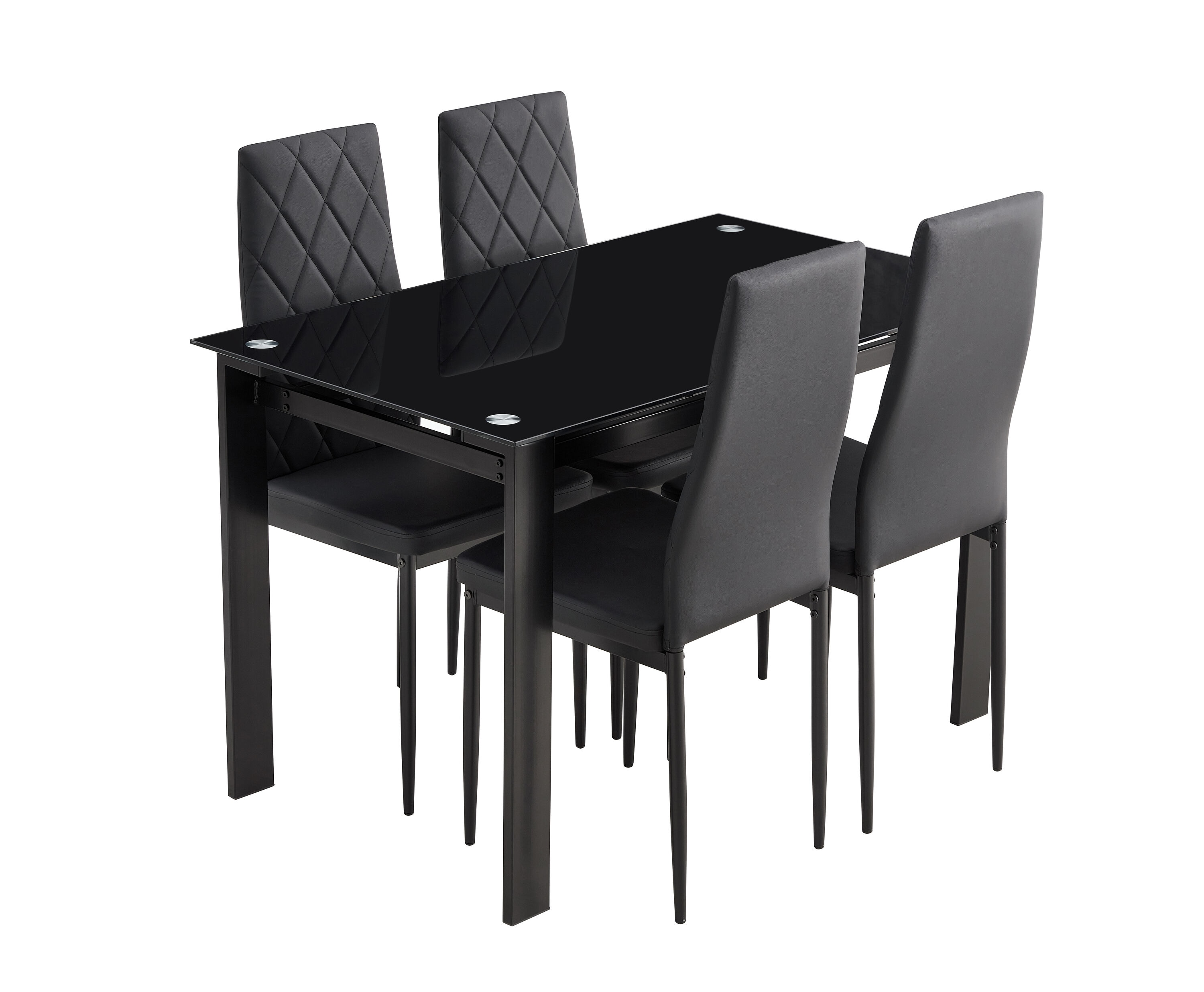 LOVMOR 5-piece dining table set dining table and chair in the Dining ...