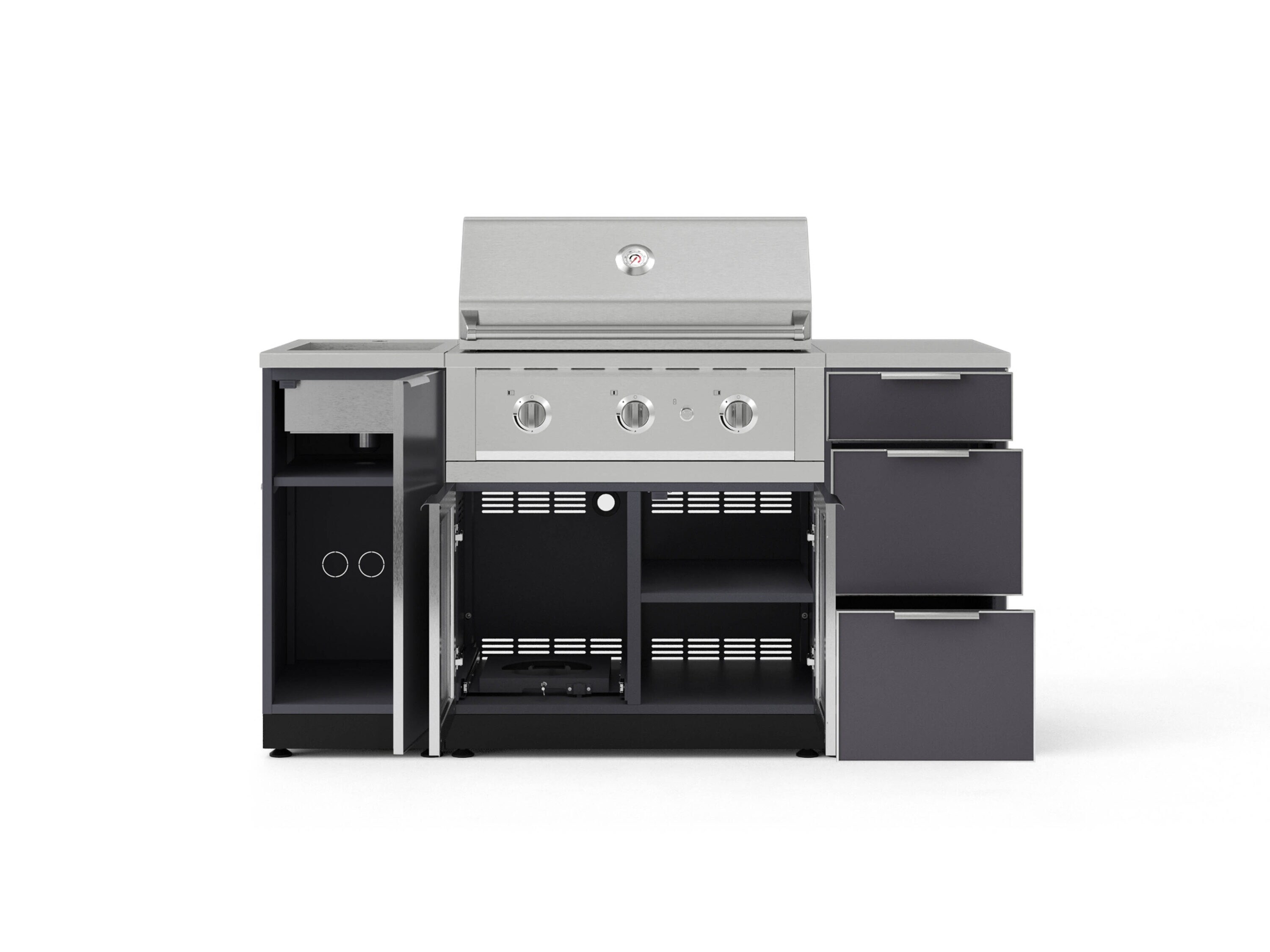 Natural gas 5-Piece Modular Outdoor Kitchens at Lowes.com