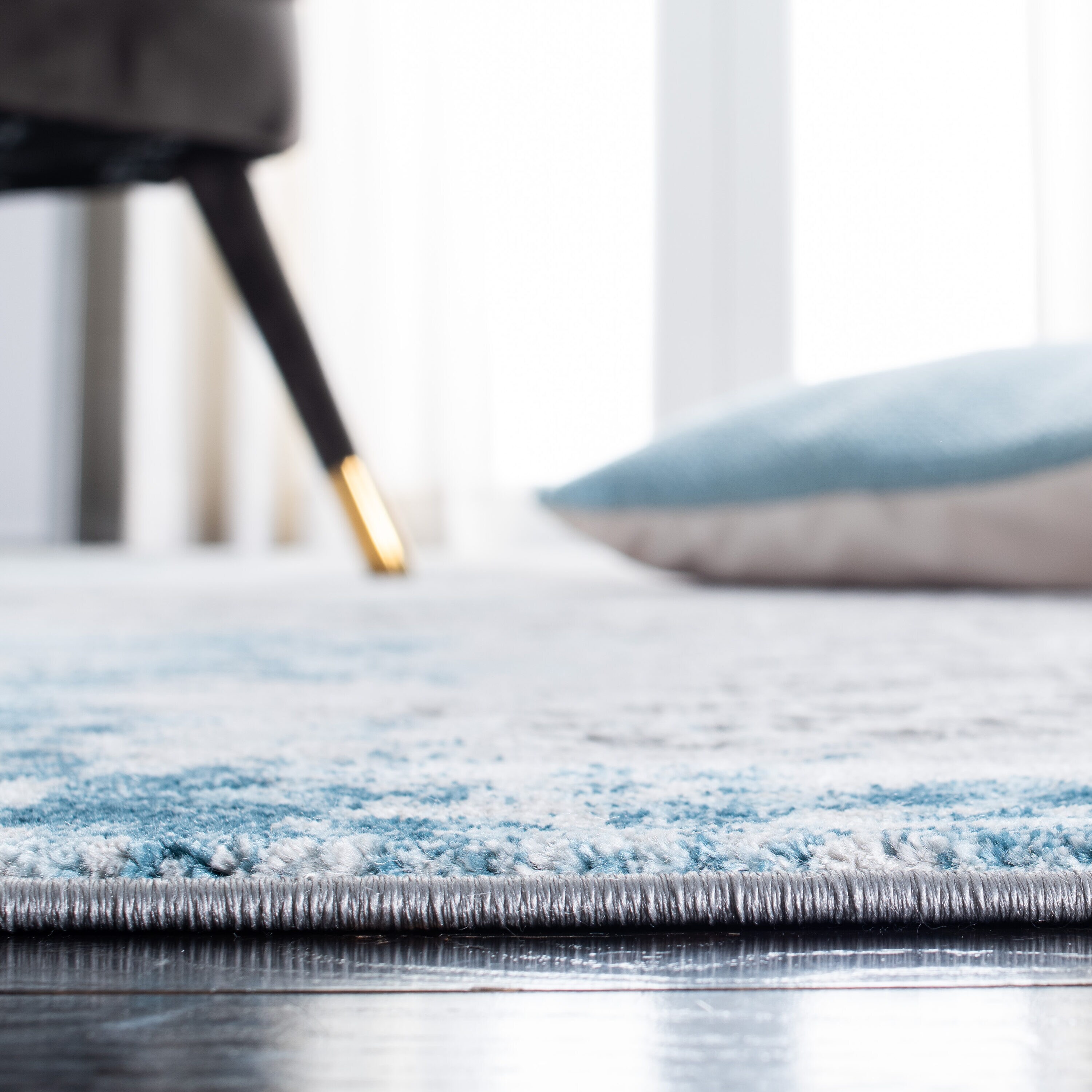 Safavieh Meadow 573F Light Grey Blue 9 x 12 Area rug in the Rugs ...
