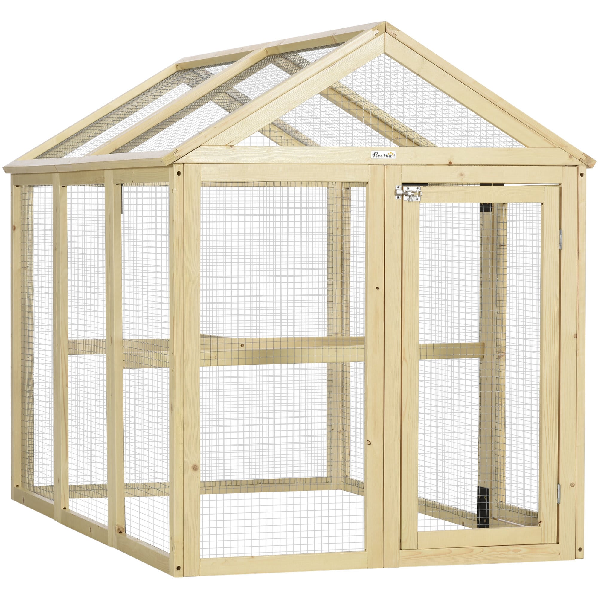 Etokfoks Large Wooden Chicken Coop 55 in L x 34.8 in W x 41.7 in H ...