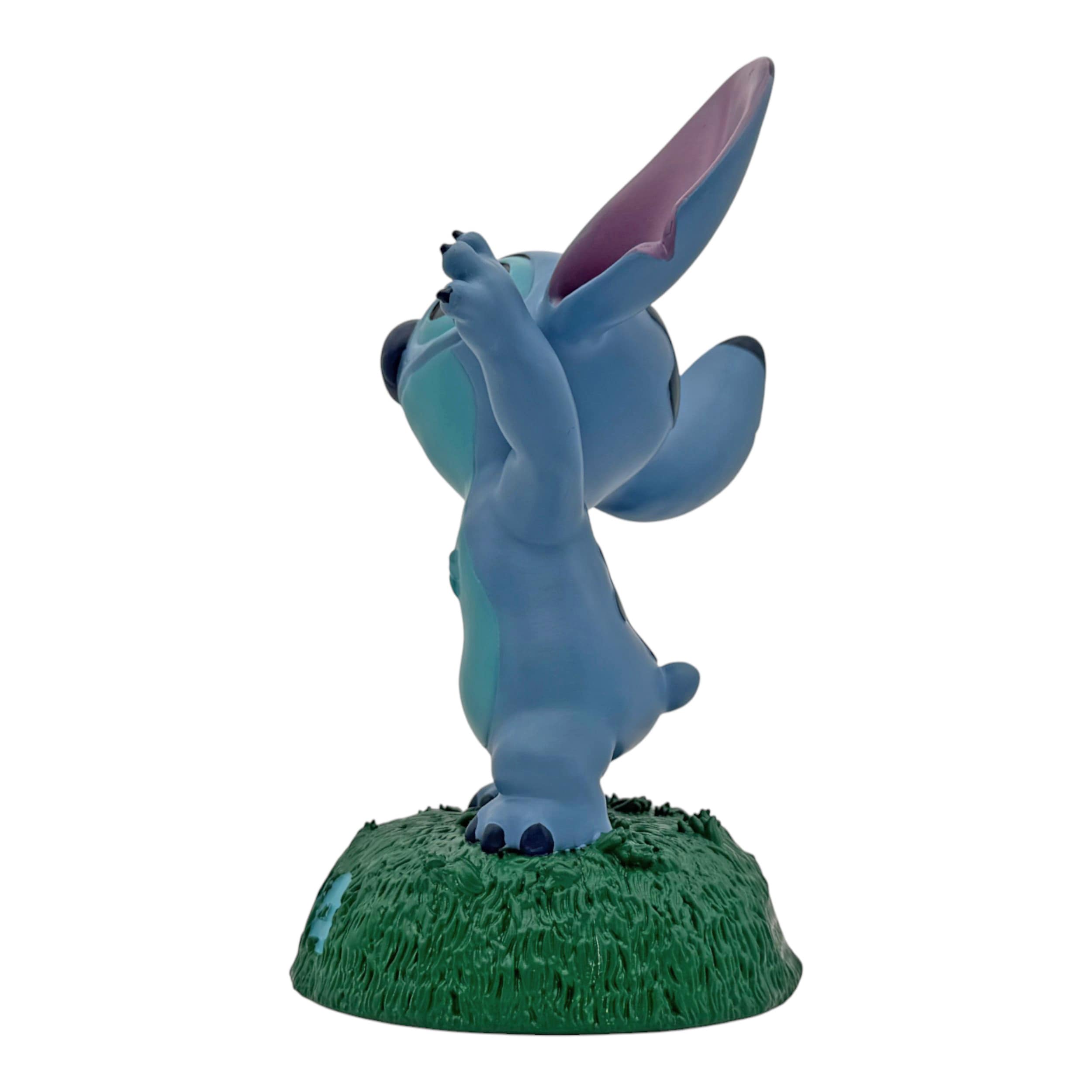 Disney 8-in H x 4.5-in W Blue Stitch Garden Statue in the Garden ...