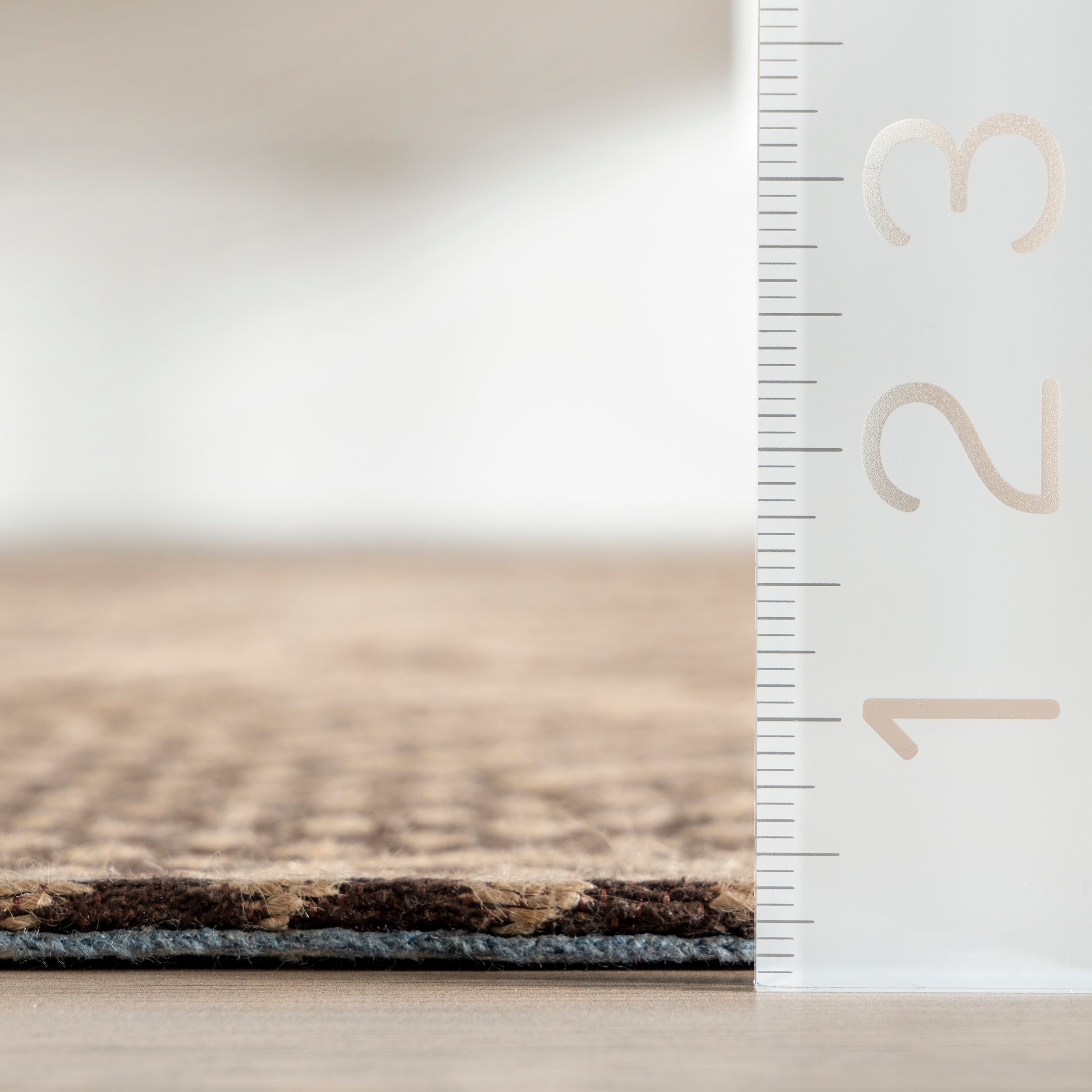 nuLOOM Leith Geometric Cotton-Blend 8ft. x 10ft. Natural Area Rug in ...