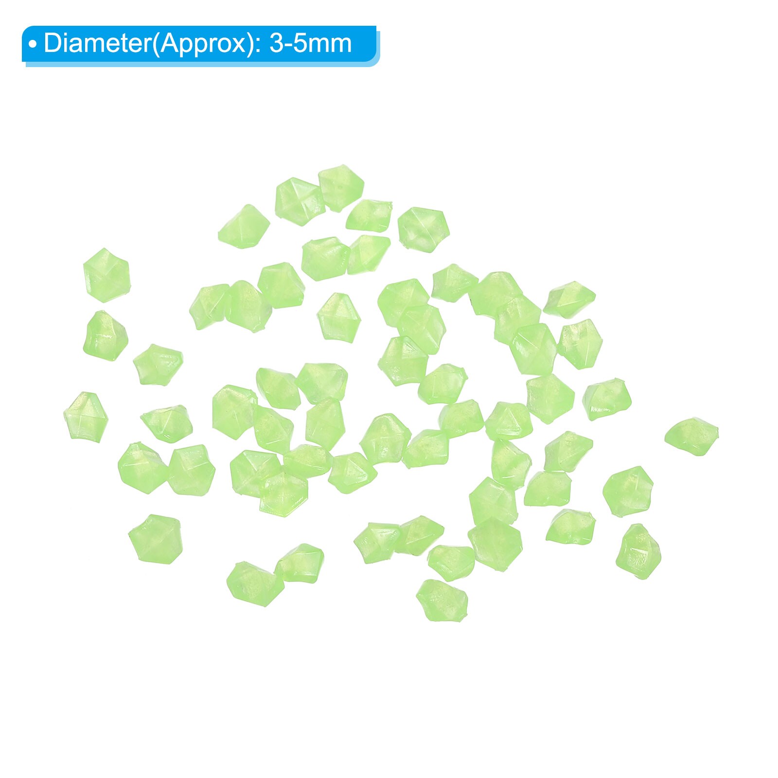 Unique Bargains 12000pcs Glow Rocks 3-5mm Glow Pebbles Decoration in ...
