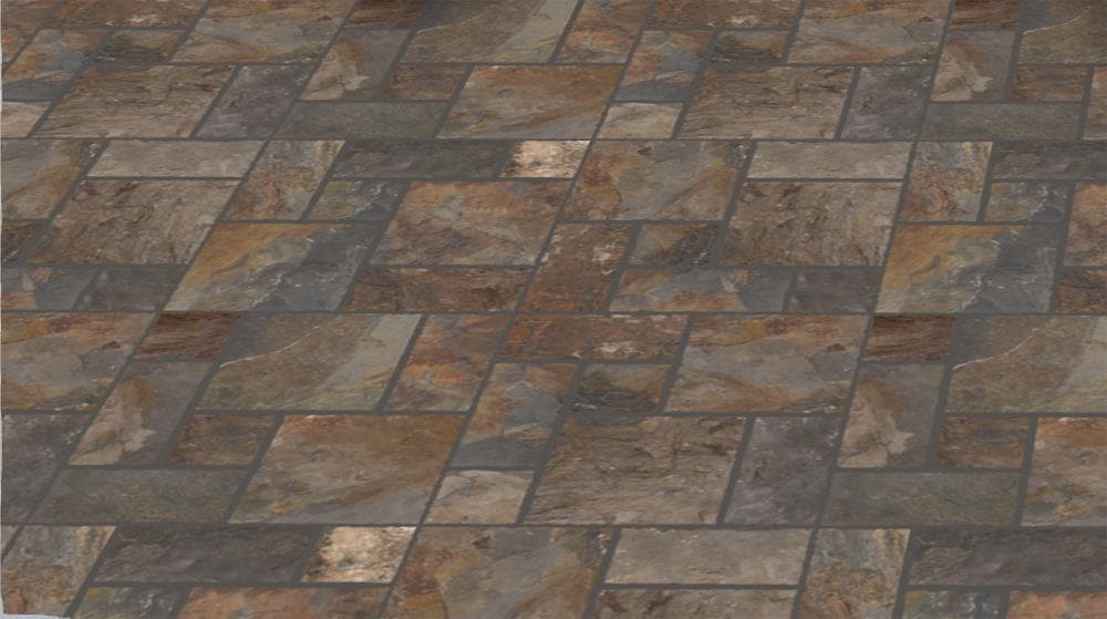FLOORS 2000 Autumn 7-Pack Leaf 18-in x 18-in Glazed Porcelain Floor ...