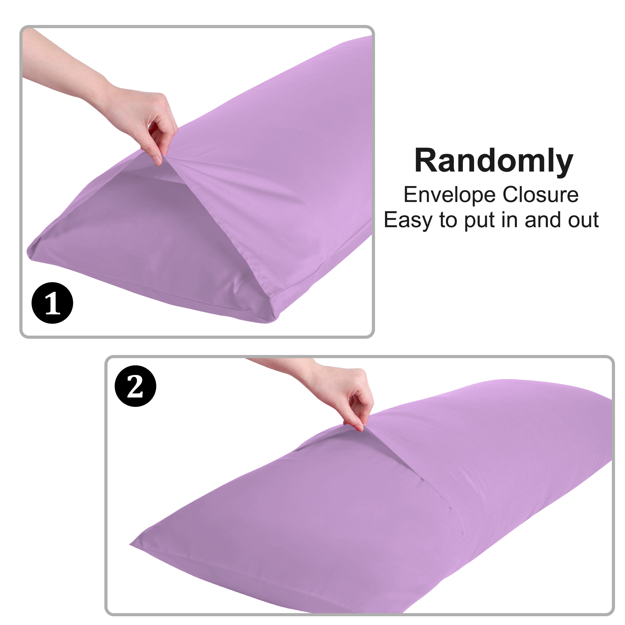 Unique Bargains Body Pillow Case Pillowcase with Envelope Closure ...