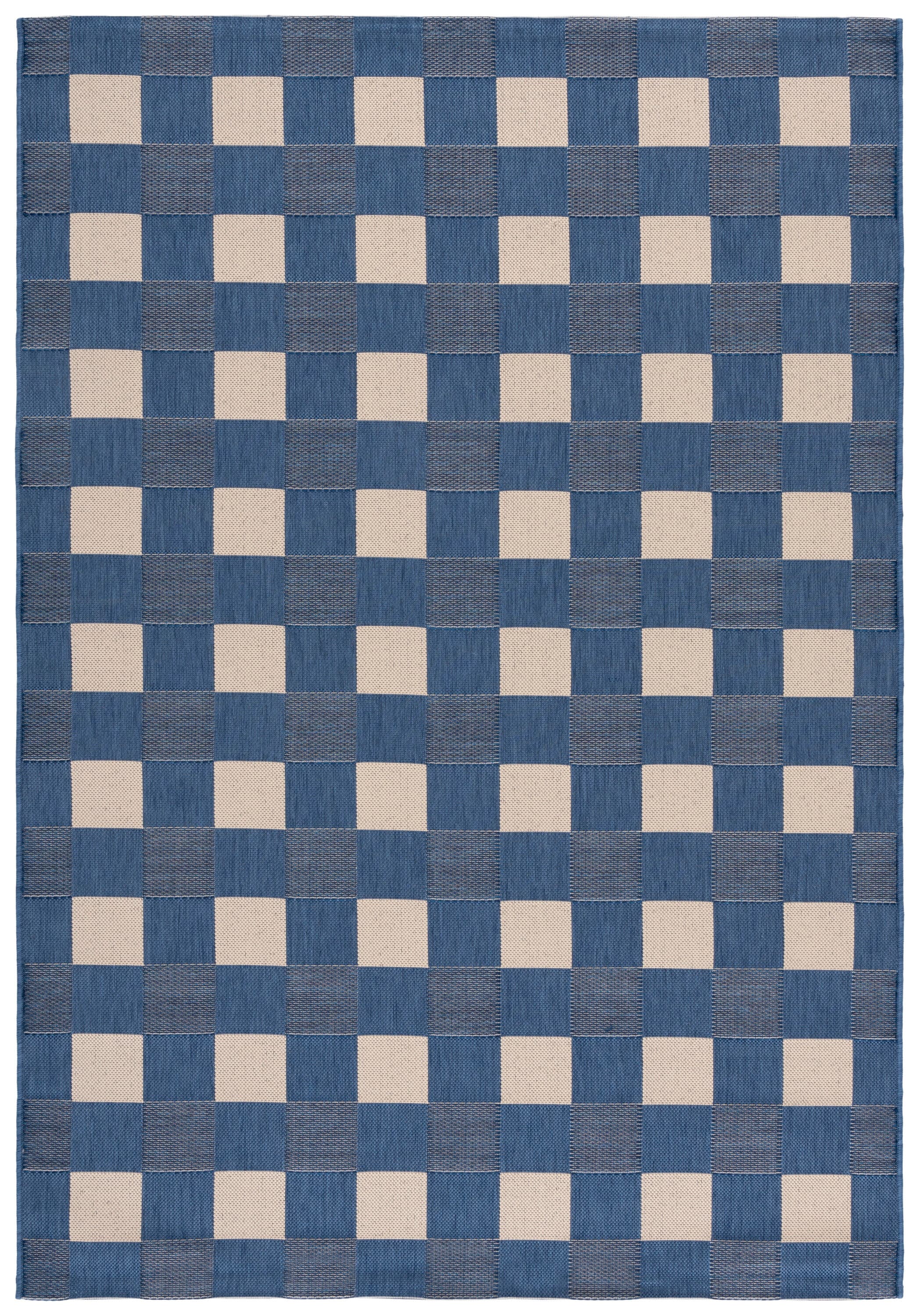 Safavieh Courtyard 6443-23321 Blue/Beige 5 x 8 Rectangular Area rug in ...