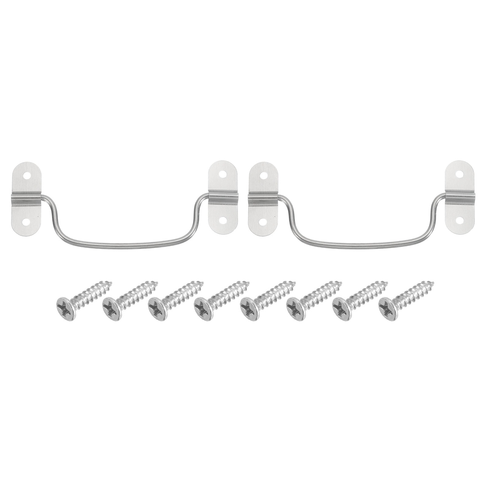 Unique Bargains 2pcs Chest Handles 120 x 42mm Side Ring Pull Lifting ...