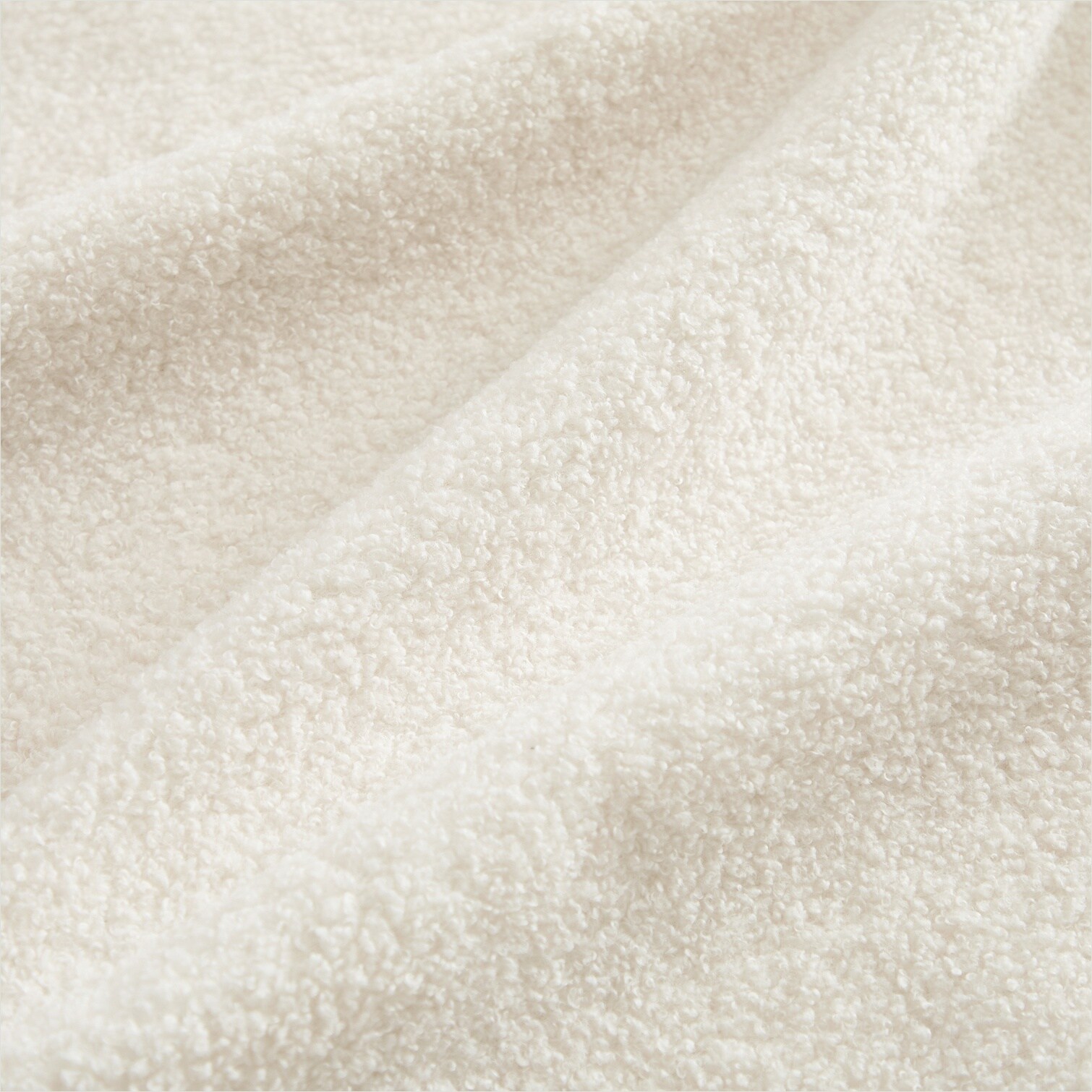 Naturefalls Elegant Curved Loveseat with White Finish Teddy Fleece ...
