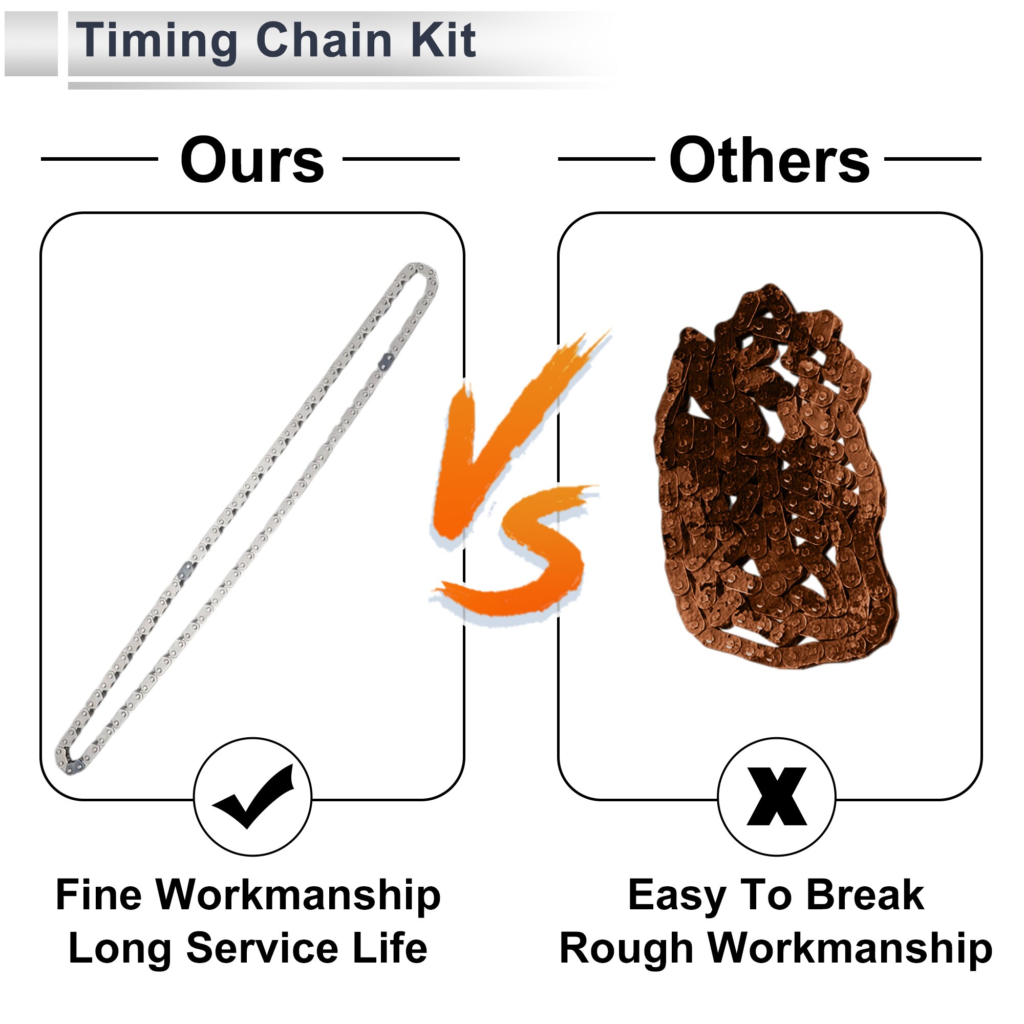 Unique Bargains Engine Timing Chain Kit No.12606653/12612839 for BUICK ...