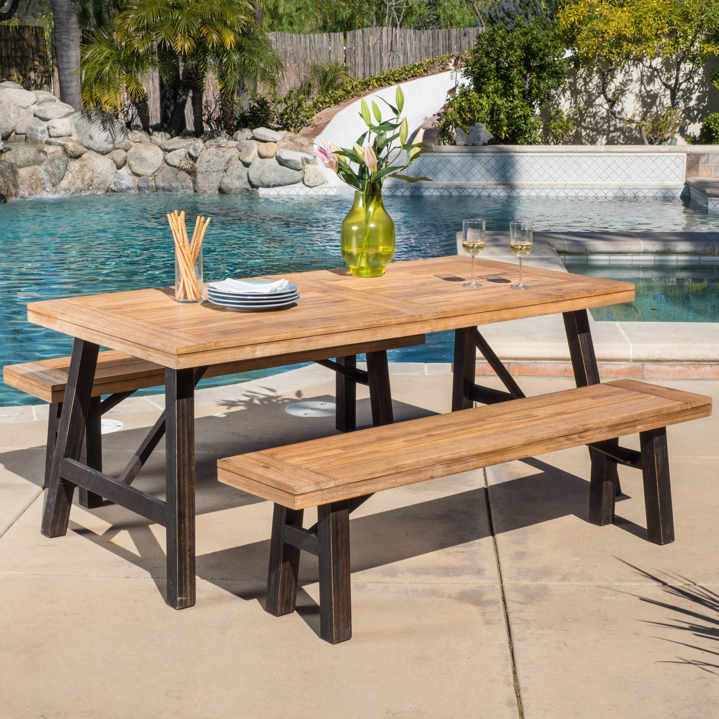Colmar Rectangle-Shaped-Table Patio Dining Sets at Lowes.com
