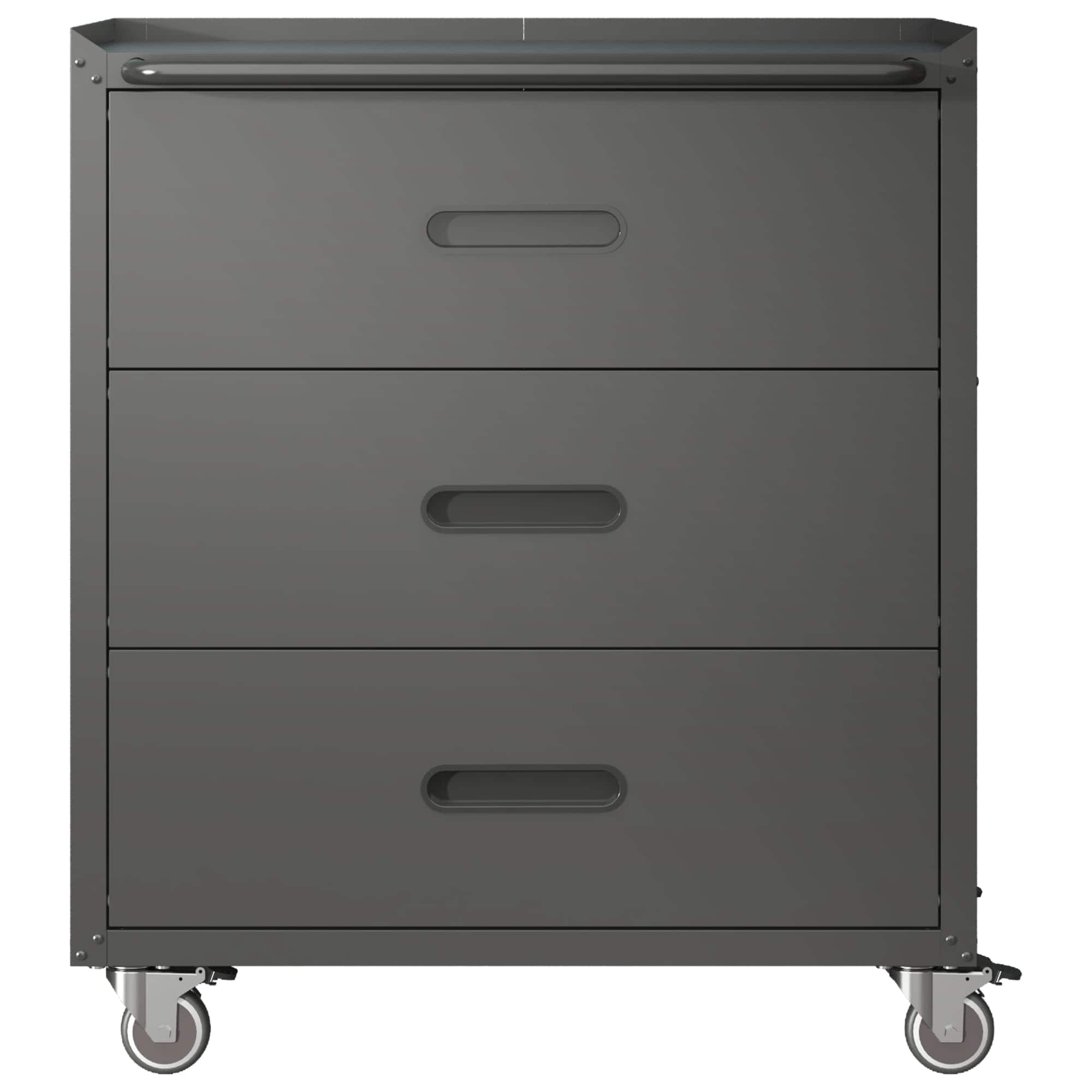 Vynxaria 3 Drawer Rolling Metal Tool Cabinet Heavy Duty Storage ...