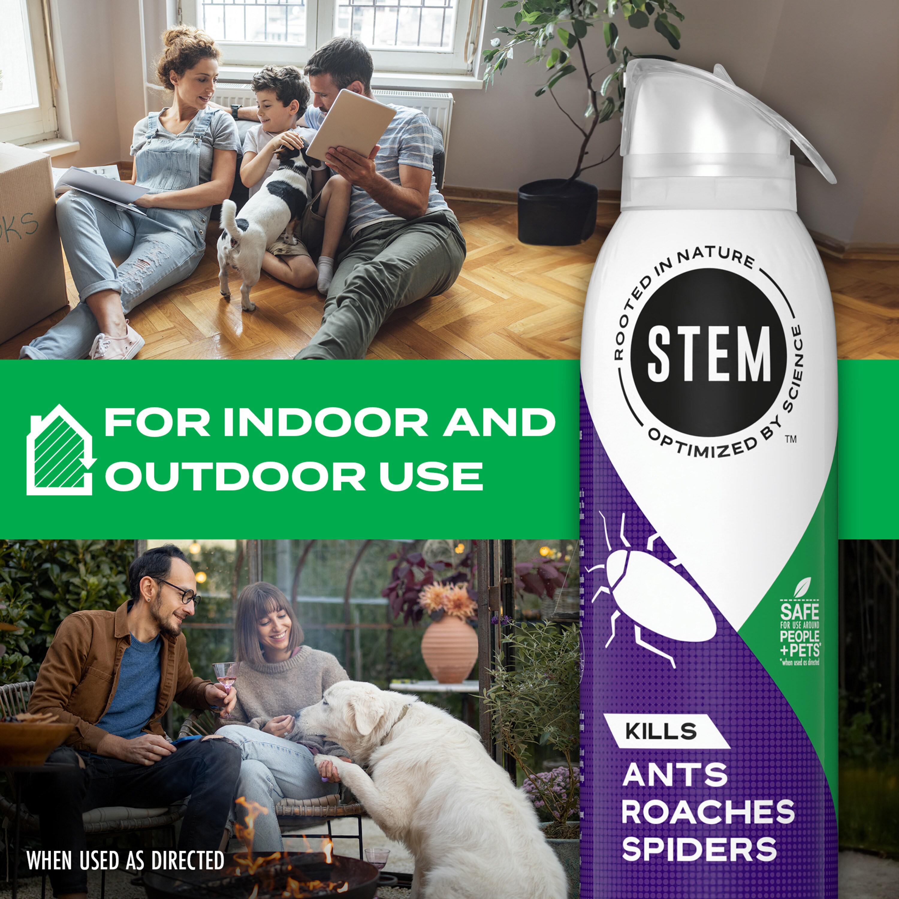 STEM 10-oz Ants Roaches and Spiders Repellent and Killer Home and ...