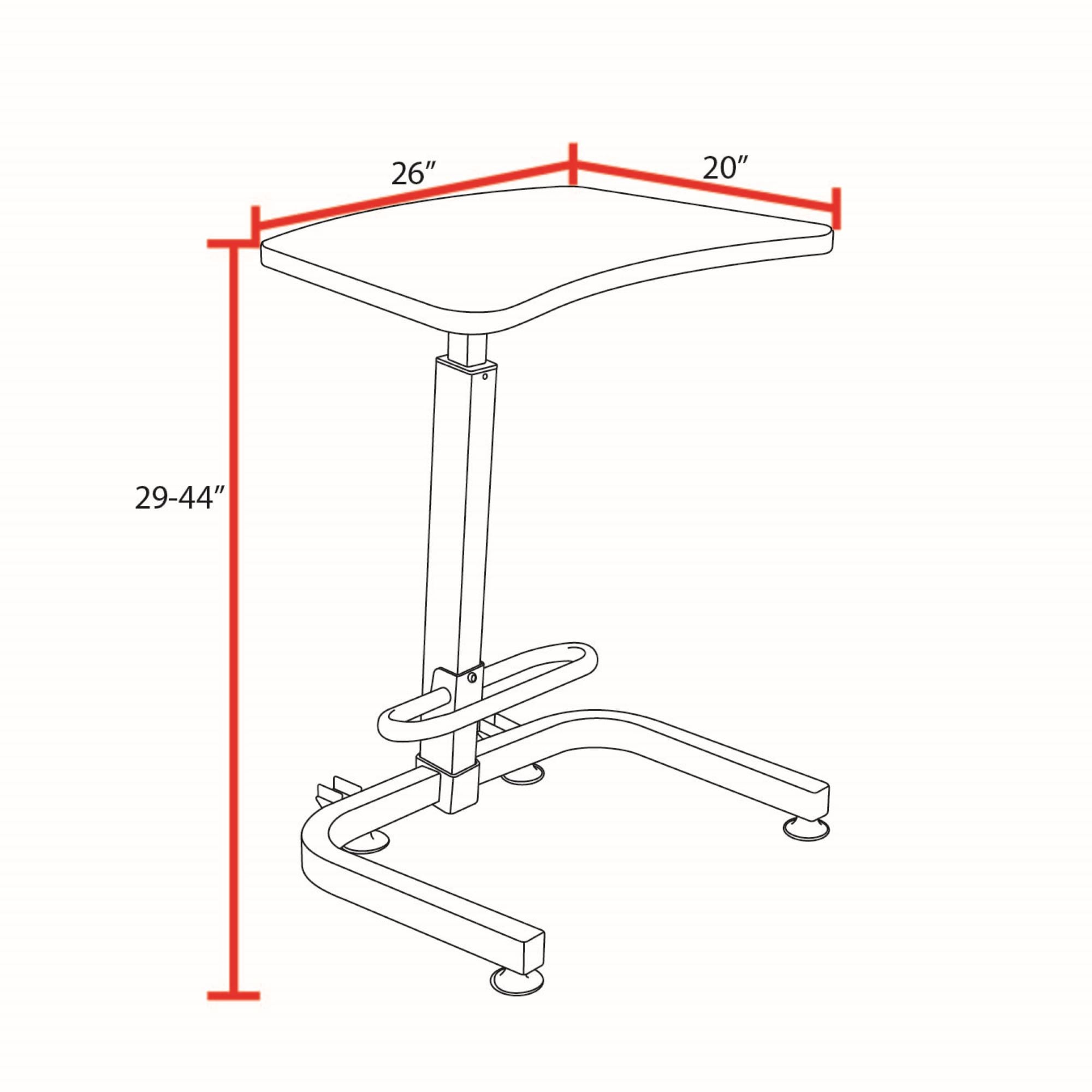 Regency Education and Lounge 20-in White Modern/Contemporary Standing ...