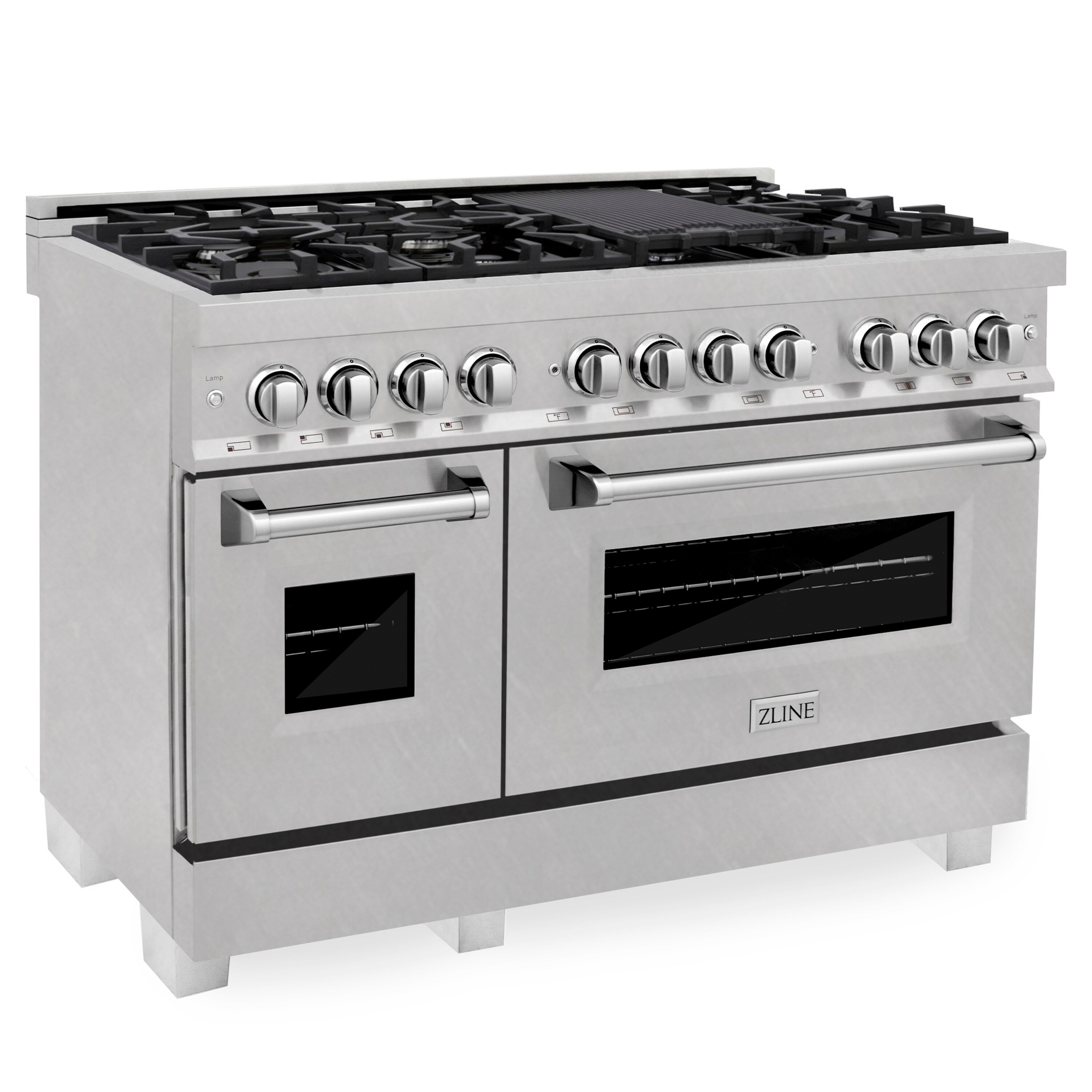 ZLINE KITCHEN & BATH Legacy 48-in 4.2-cu ft / 1.8-cu ft Convection Oven ...
